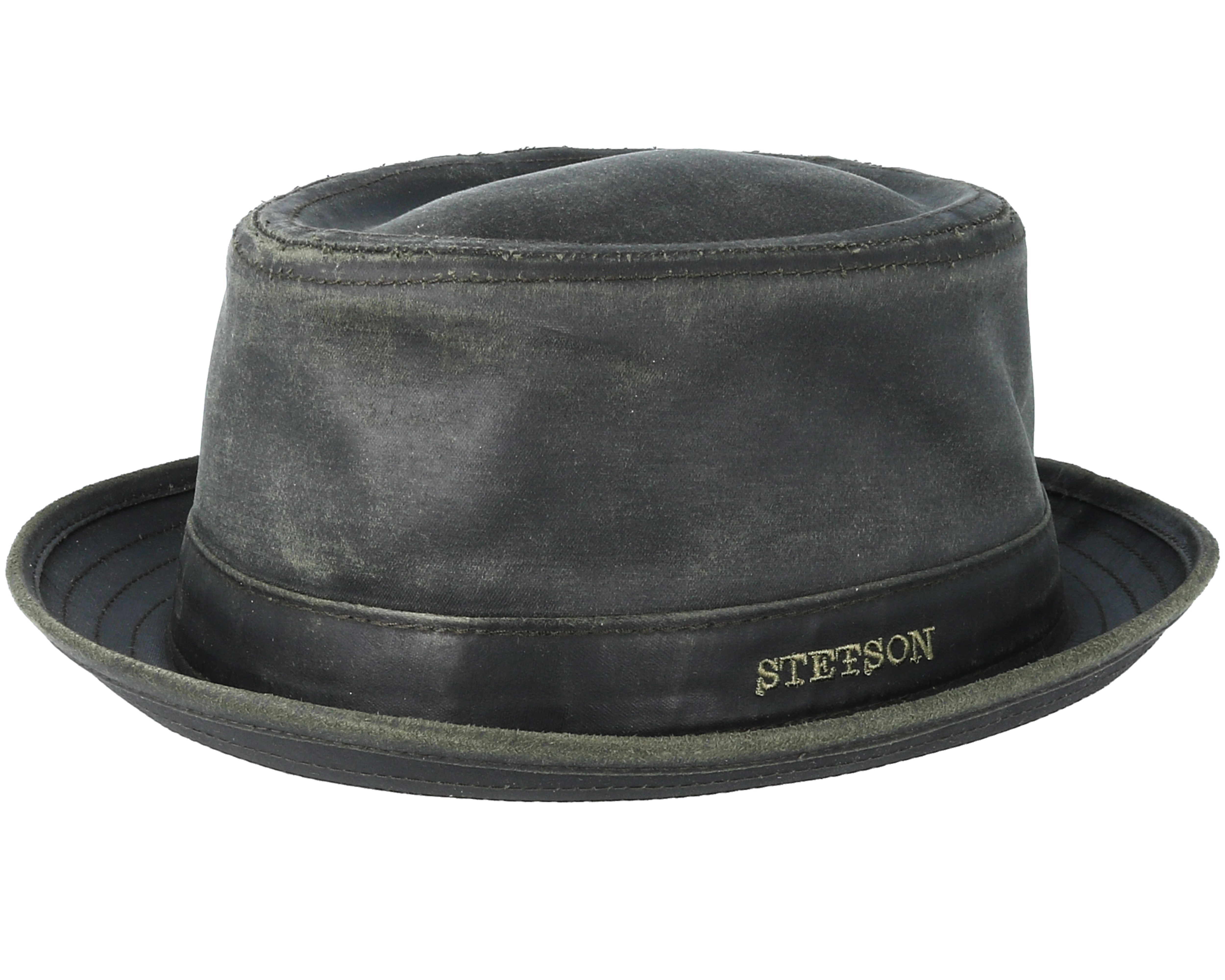 Co/Pes Black Pork Pie - Stetson hats - Hatstoreworld.com
