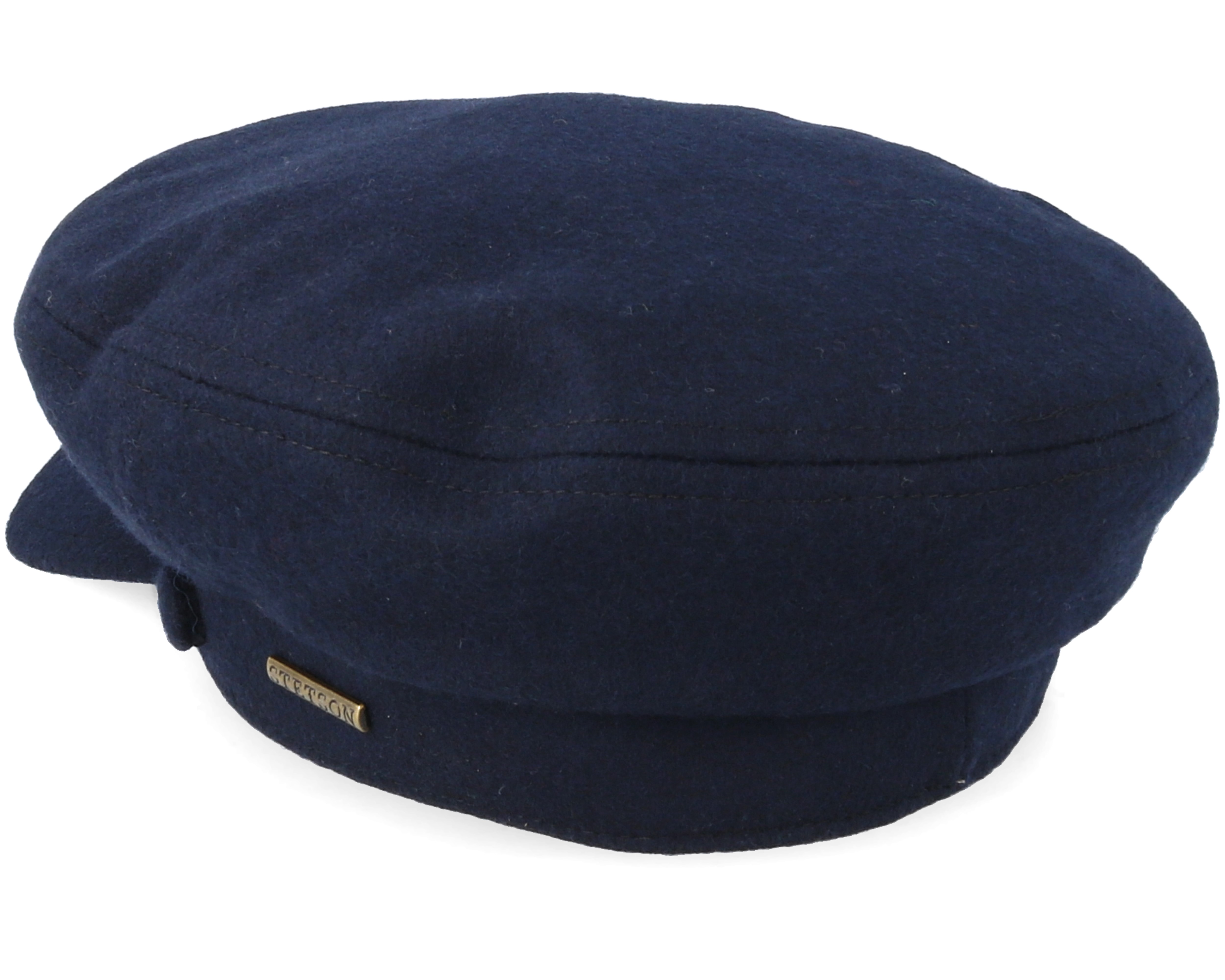 Riders Cap Wool Navy Flat Cap - Stetson caps - Hatstoreworld.com