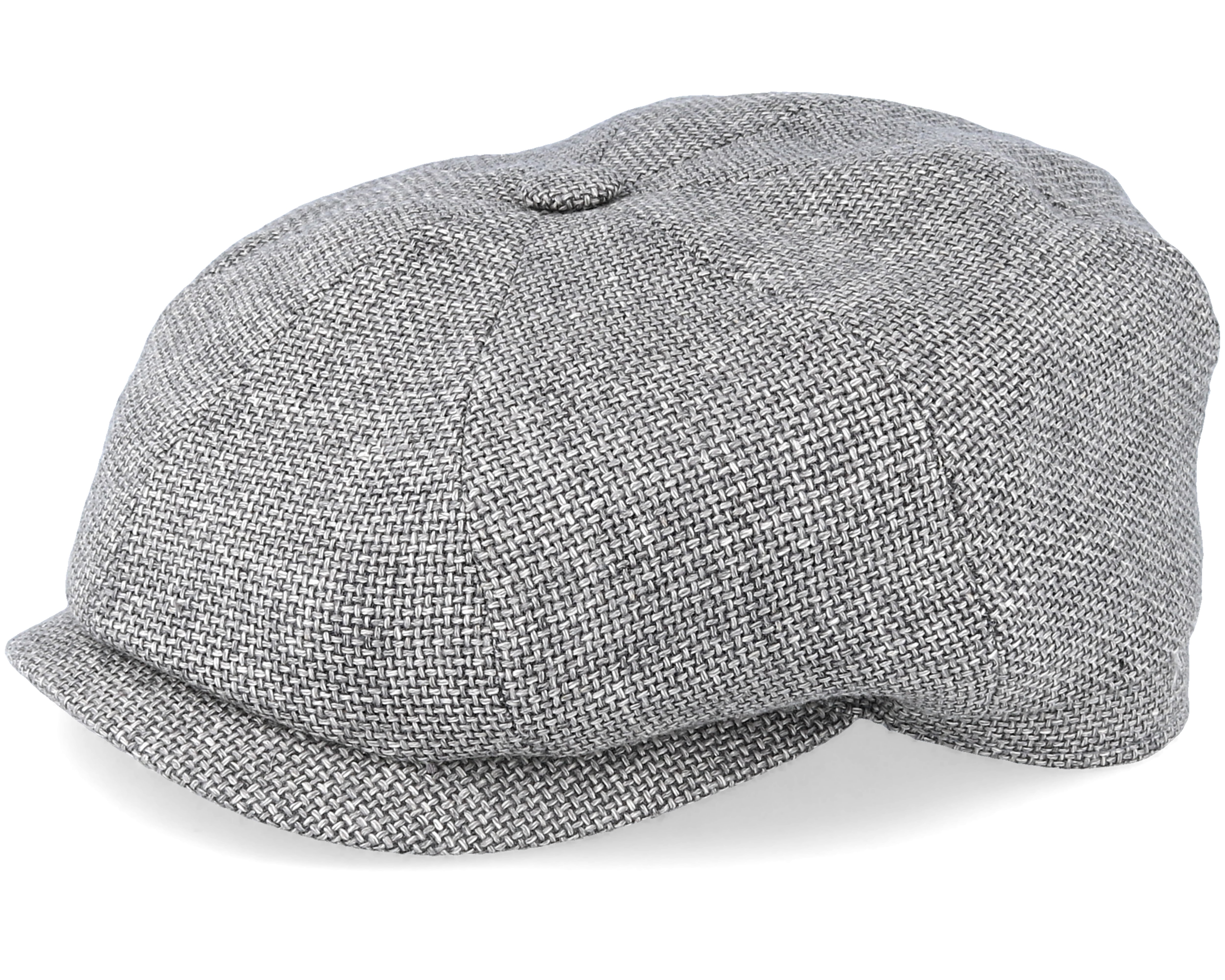 Hatteras Virigin Wool/Silk Grey Flat Cap - Stetson caps - Hatstoreworld.com