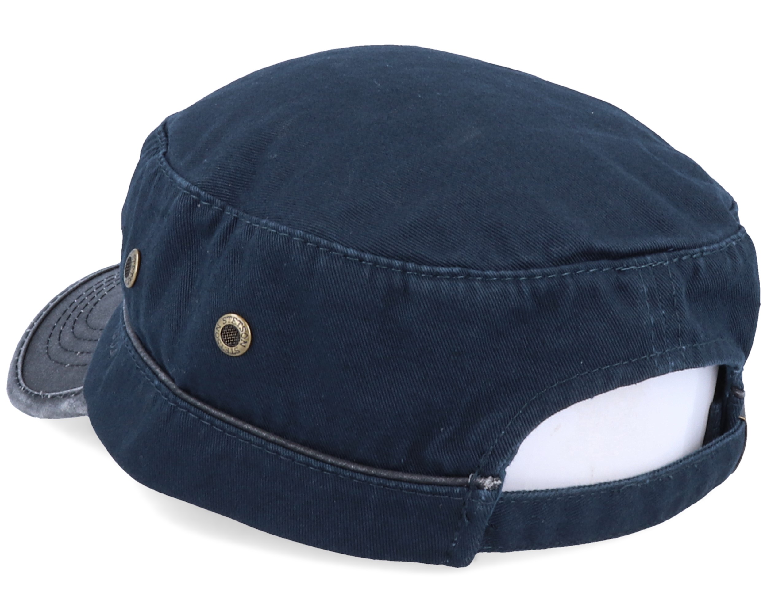 Cap Cotton Navy/Black Army - Stetson caps - Hatstoreworld.com