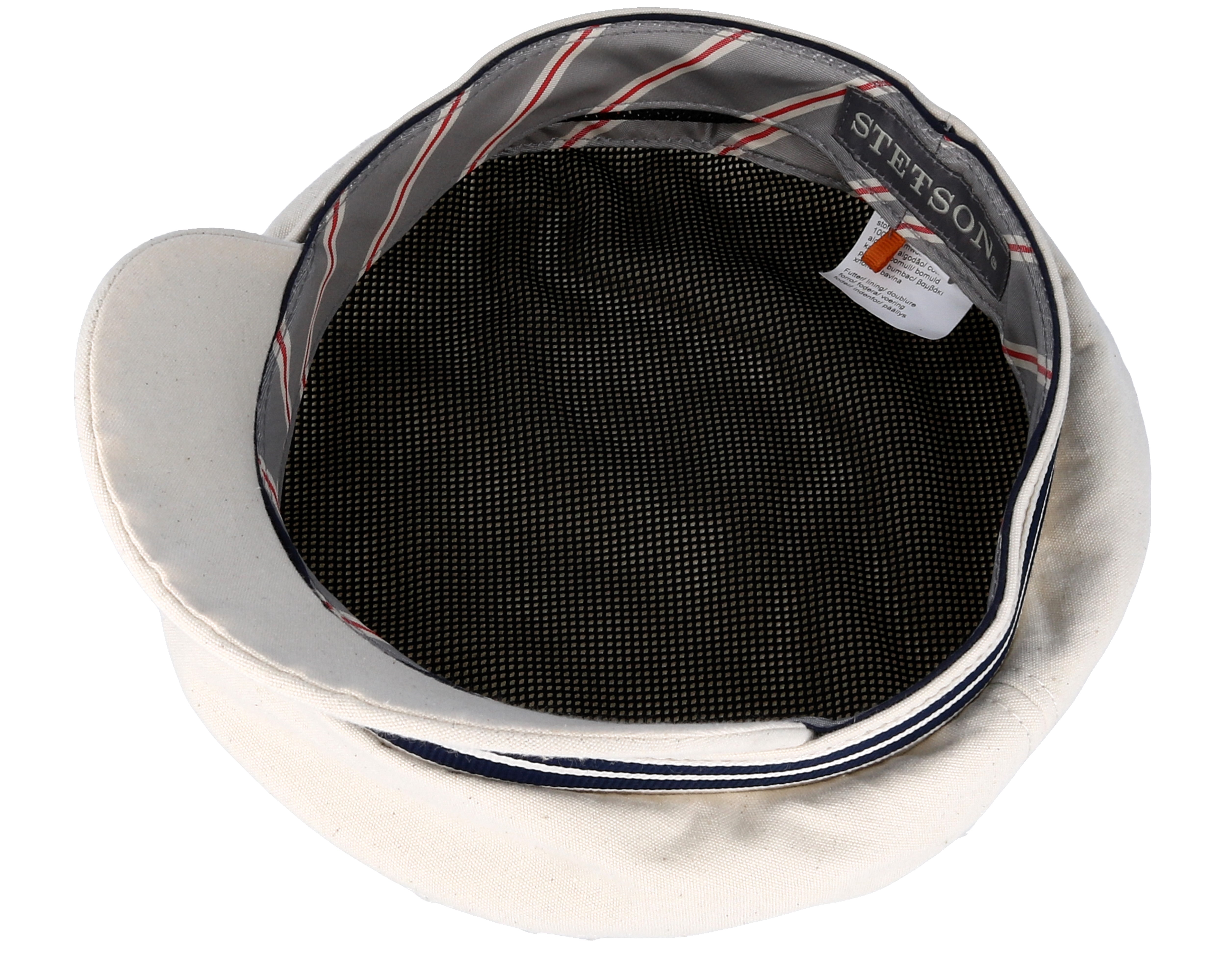 Fisherman Cap Canvas Beige Flat Cap - Stetson caps - Hatstoreworld.com