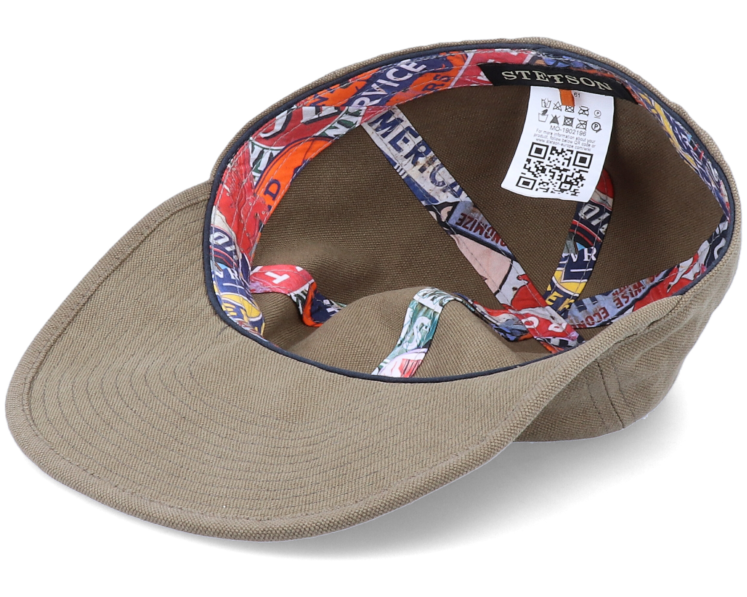 Engineer Cap Cotton/Linen 61 Fitted - Stetson caps - Hatstoreworld.com