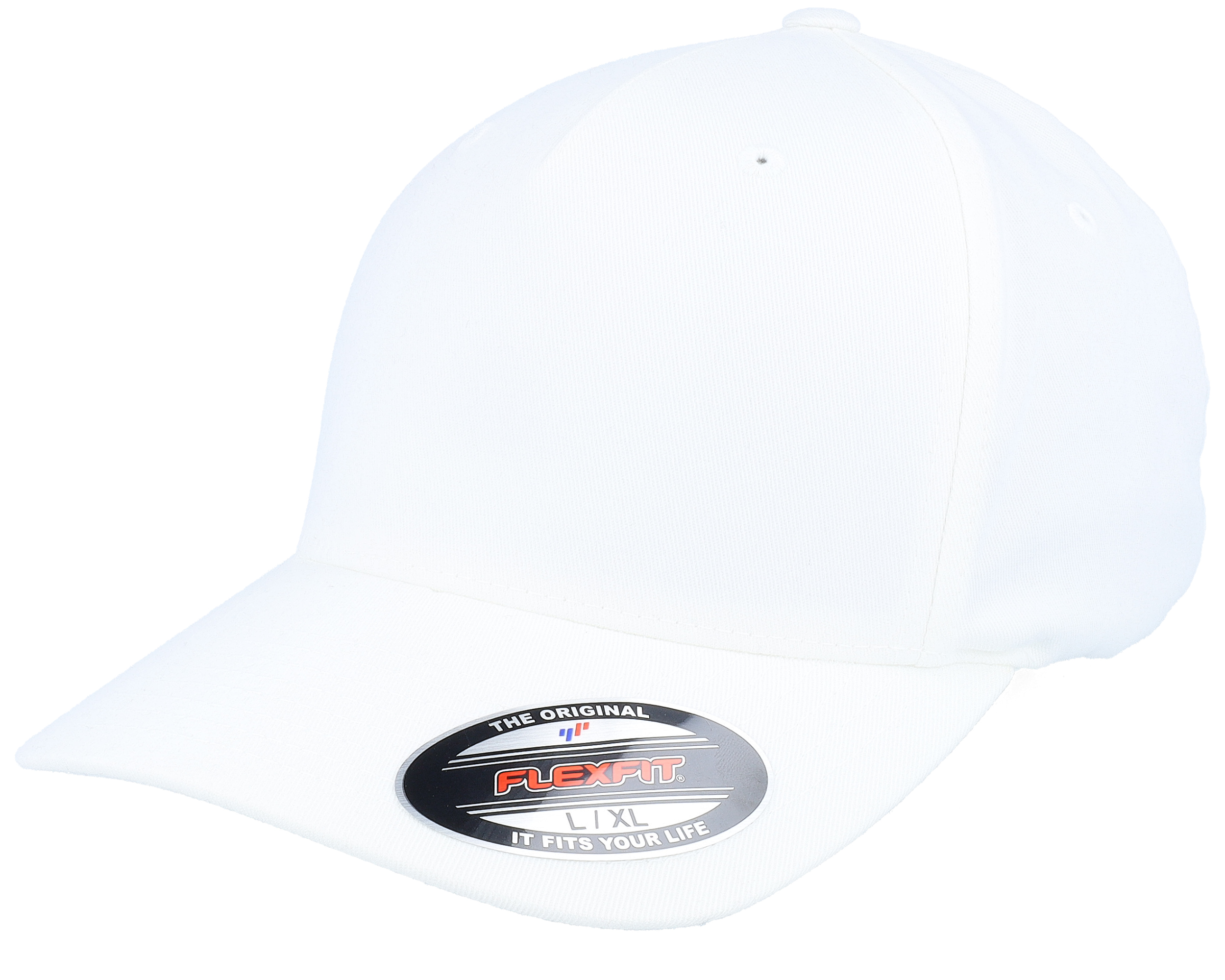Five Panel White Flexfit - Flexfit caps | Hatstore.co.uk