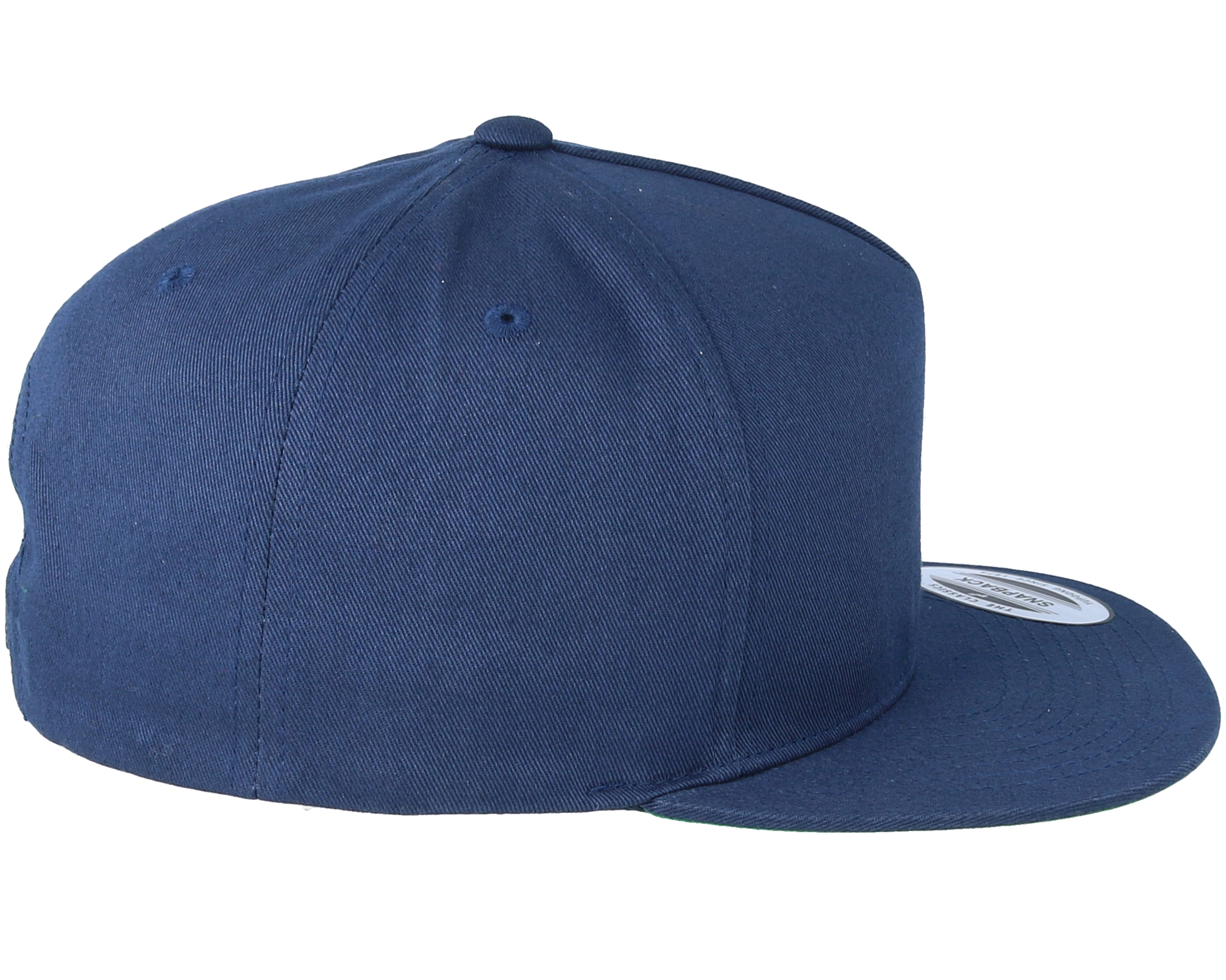 5-Panel Navy Snapback - Yupoong caps - Hatstoreworld.com