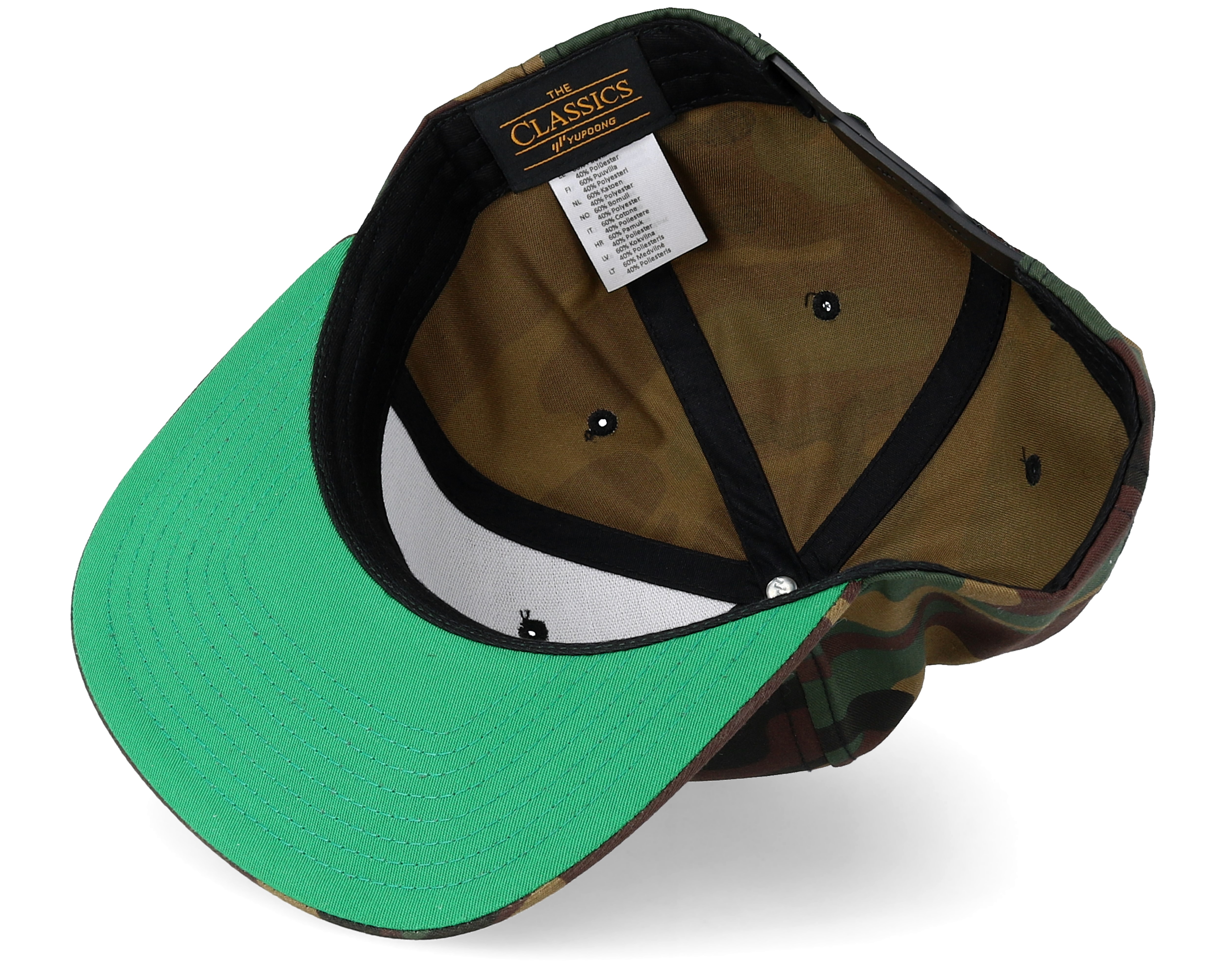 Green Camo Snapback - Yupoong caps - Hatstoreworld.com
