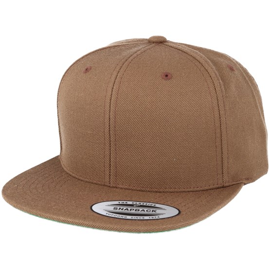 Tan Snapback - Yupoong caps - Hatstoreworld.com