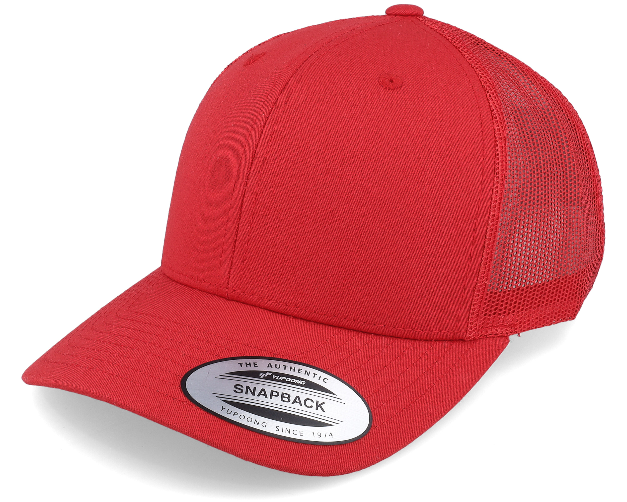 Red Trucker - Yupoong caps - Hatstoreworld.com