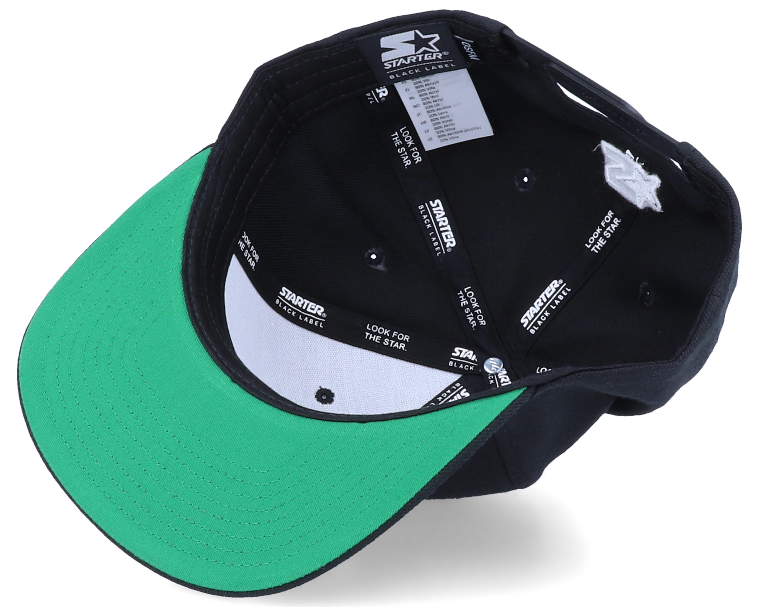 Logo Black/White Snapback - Starter caps - Hatstoreworld.com