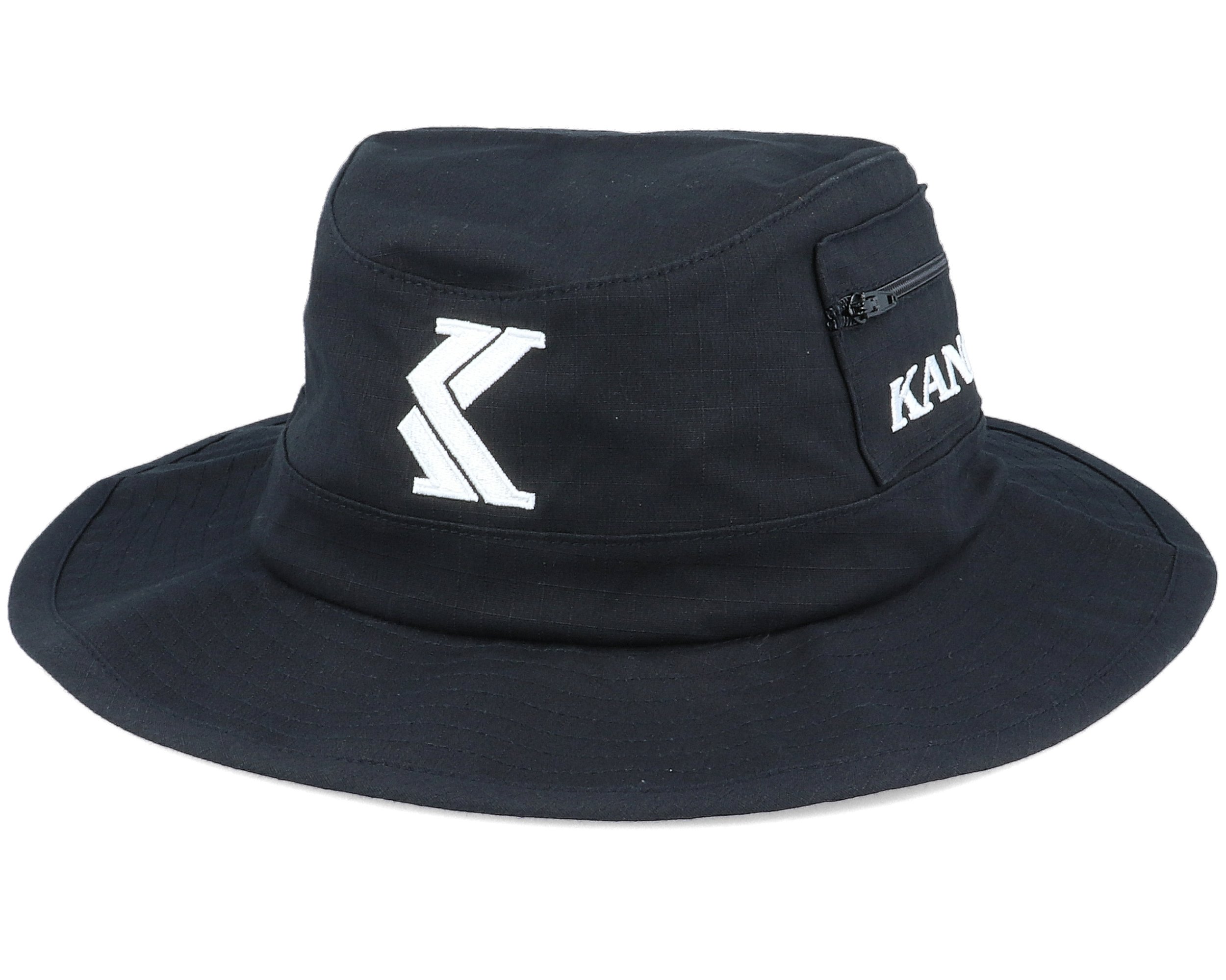 Fisher Hat Black Bucket - Karl Kani hats - Hatstoreworld.com