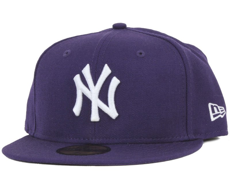 NY Yankees MLB Basic Purple 59Fifty - New Era caps - Hatstoreworld.com