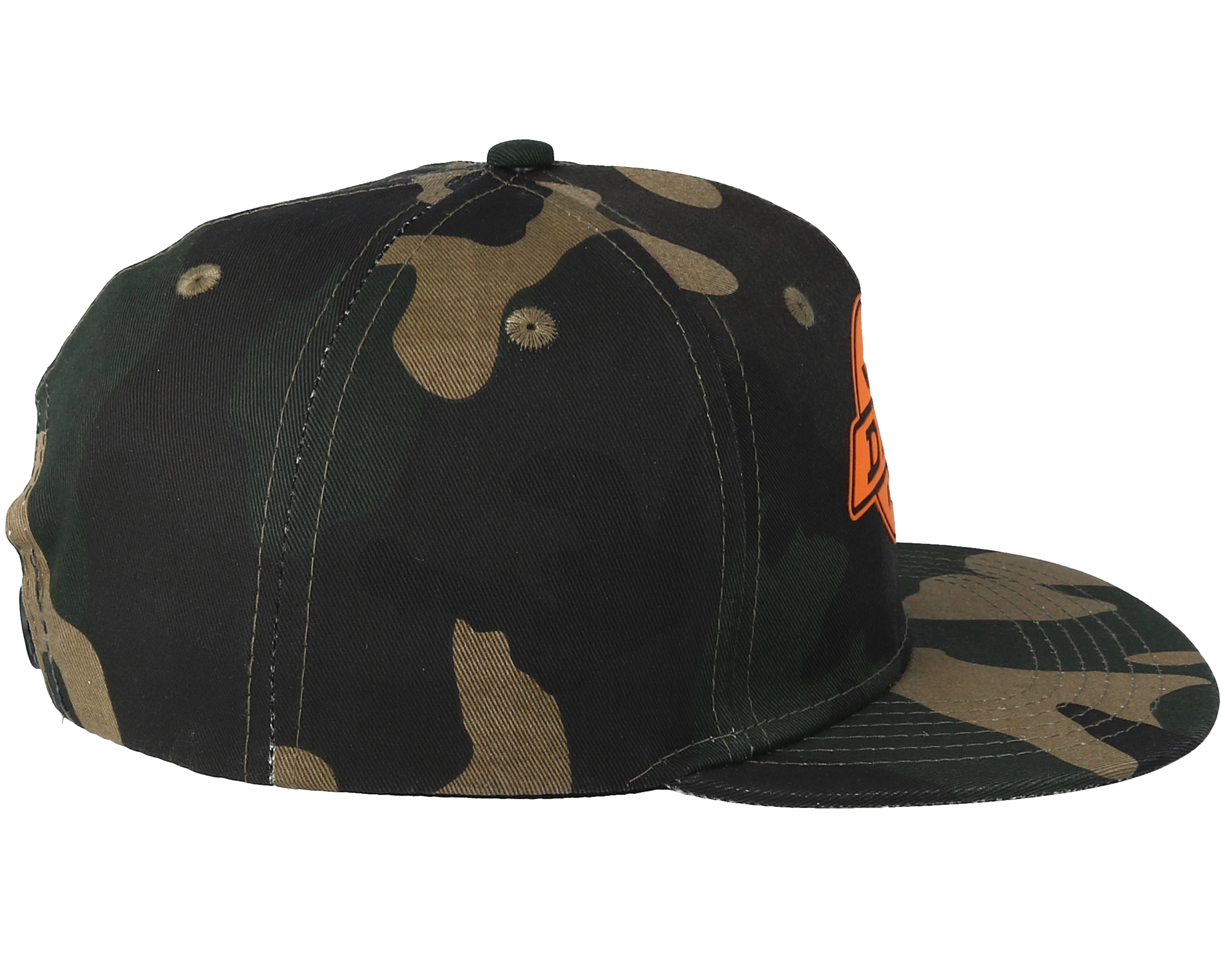 Oakland Camo/Orange Snapback - Dickies caps - Hatstoreworld.com