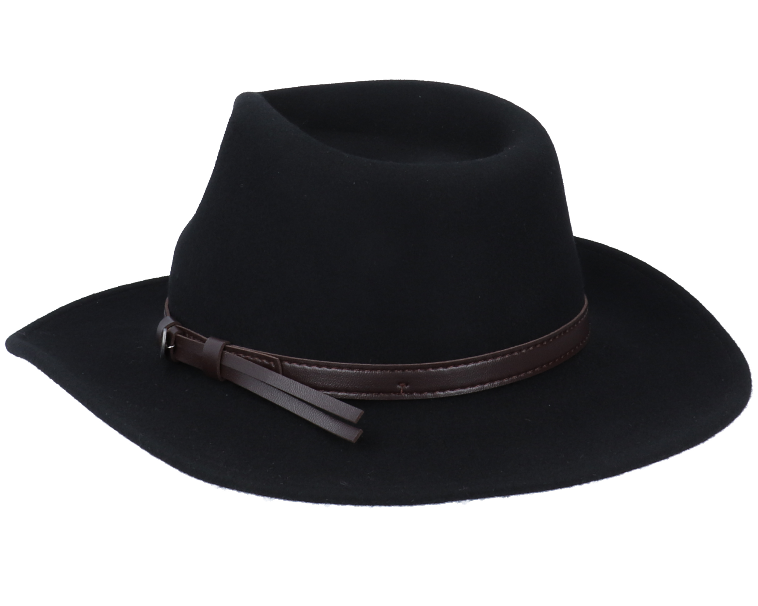 Crushable Outback Black Traveler - Jaxon & James hats - Hatstoreworld.com