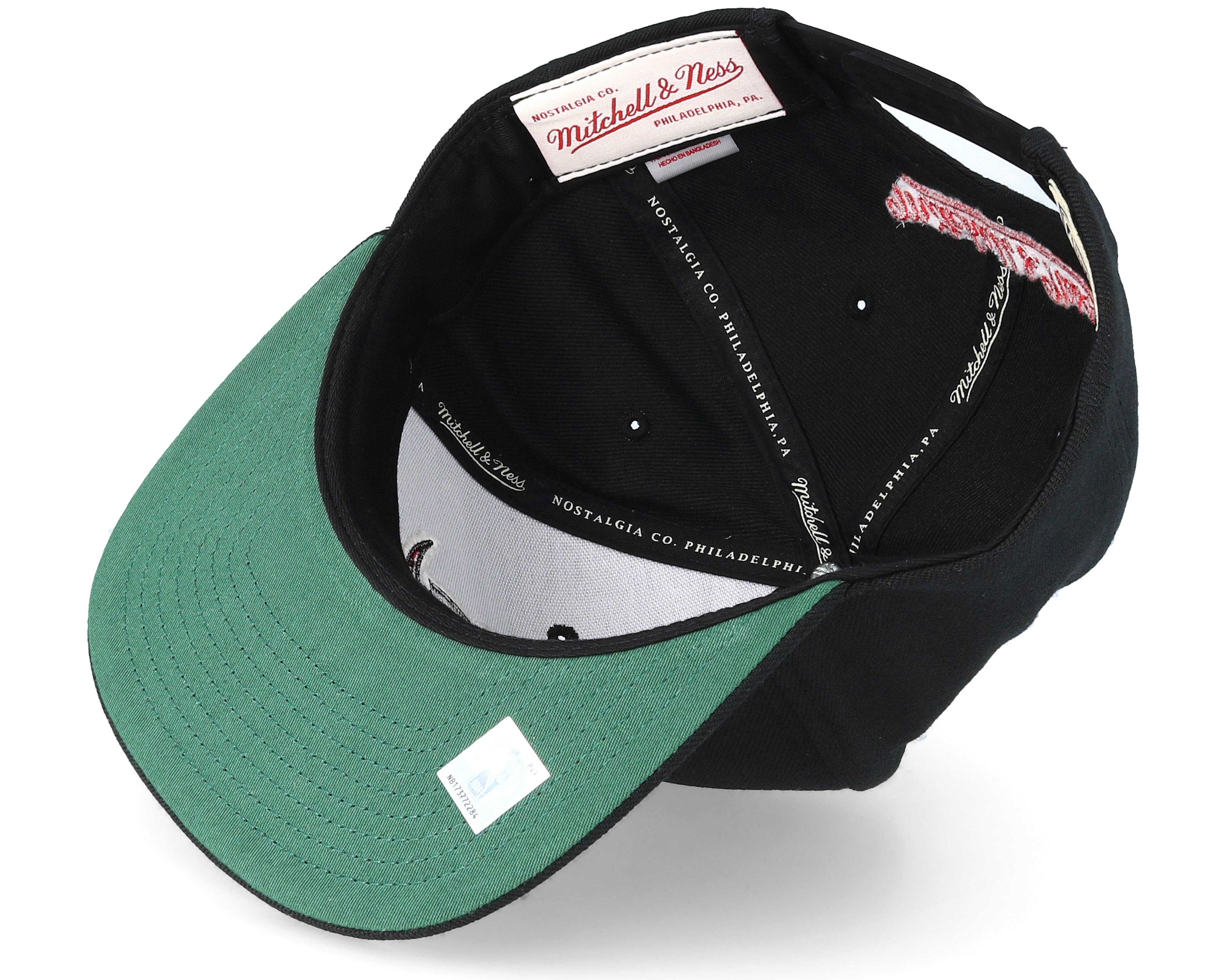 Toronto Raptor Wool Solid Black/Red Snapback - Mitchell & Ness caps ...