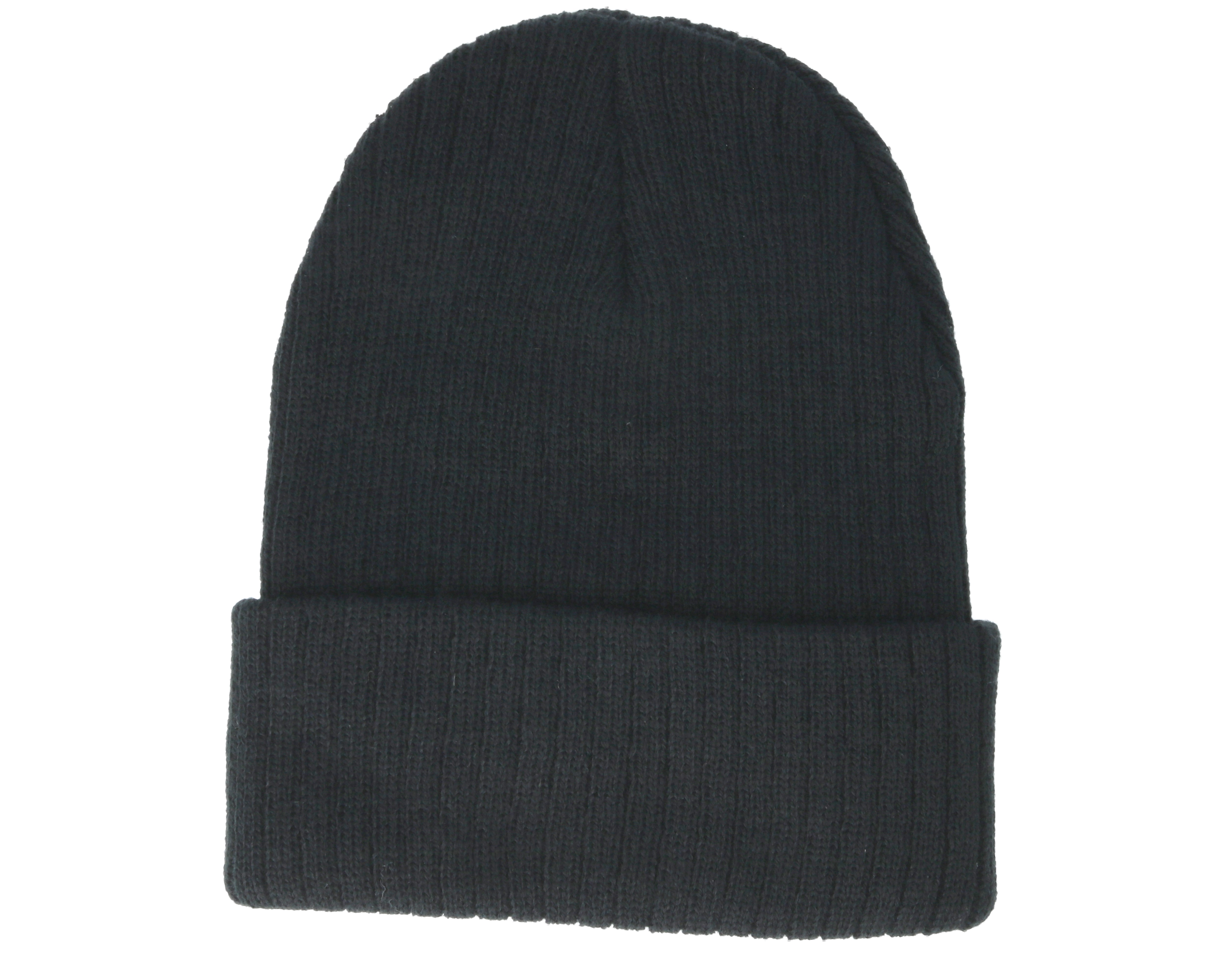 Cross Ribbed Black Beanie - Independent beanies - Hatstoreworld.com