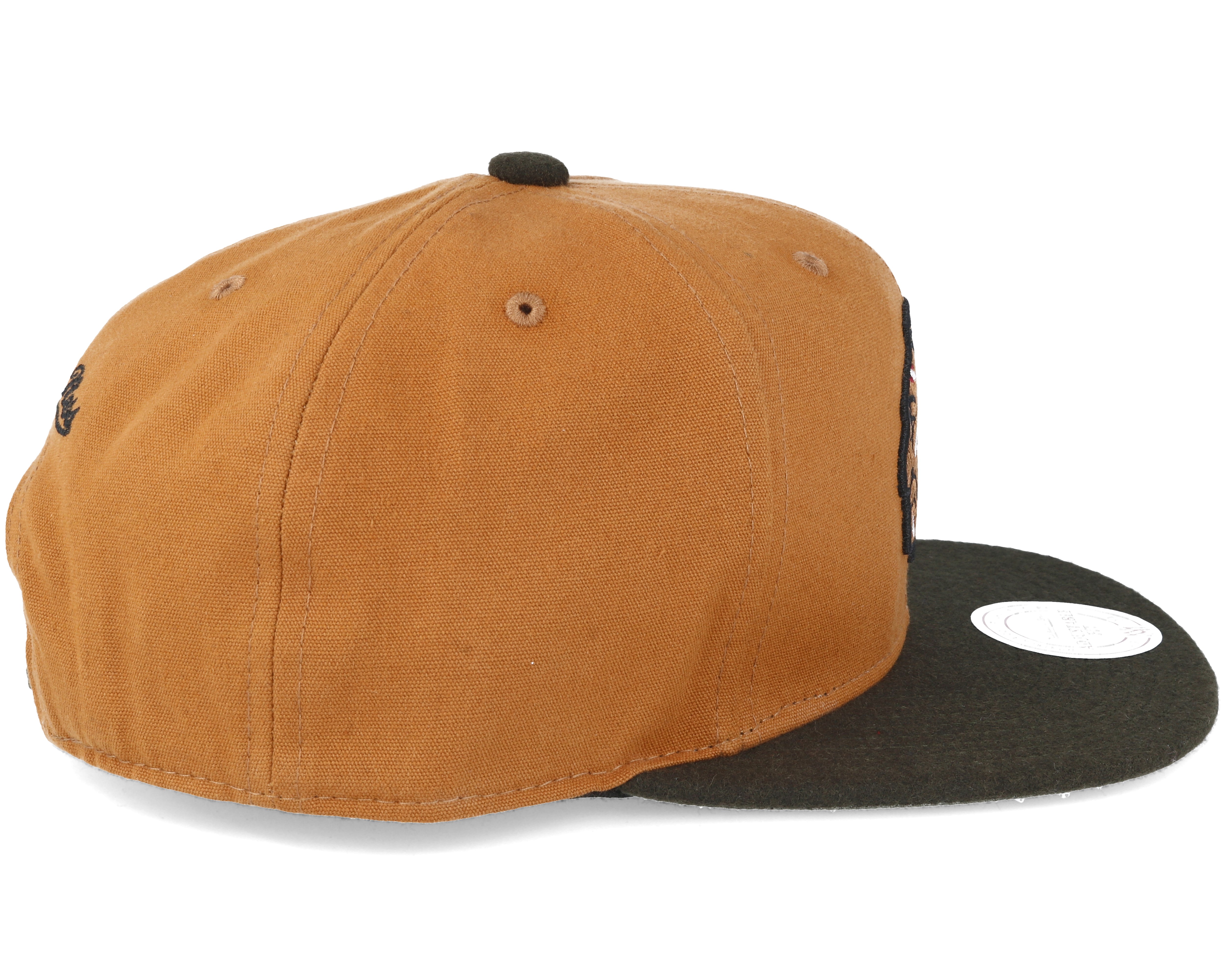 Chicago Blackhawks Signature Tan Snapback - Mitchell & Ness caps ...