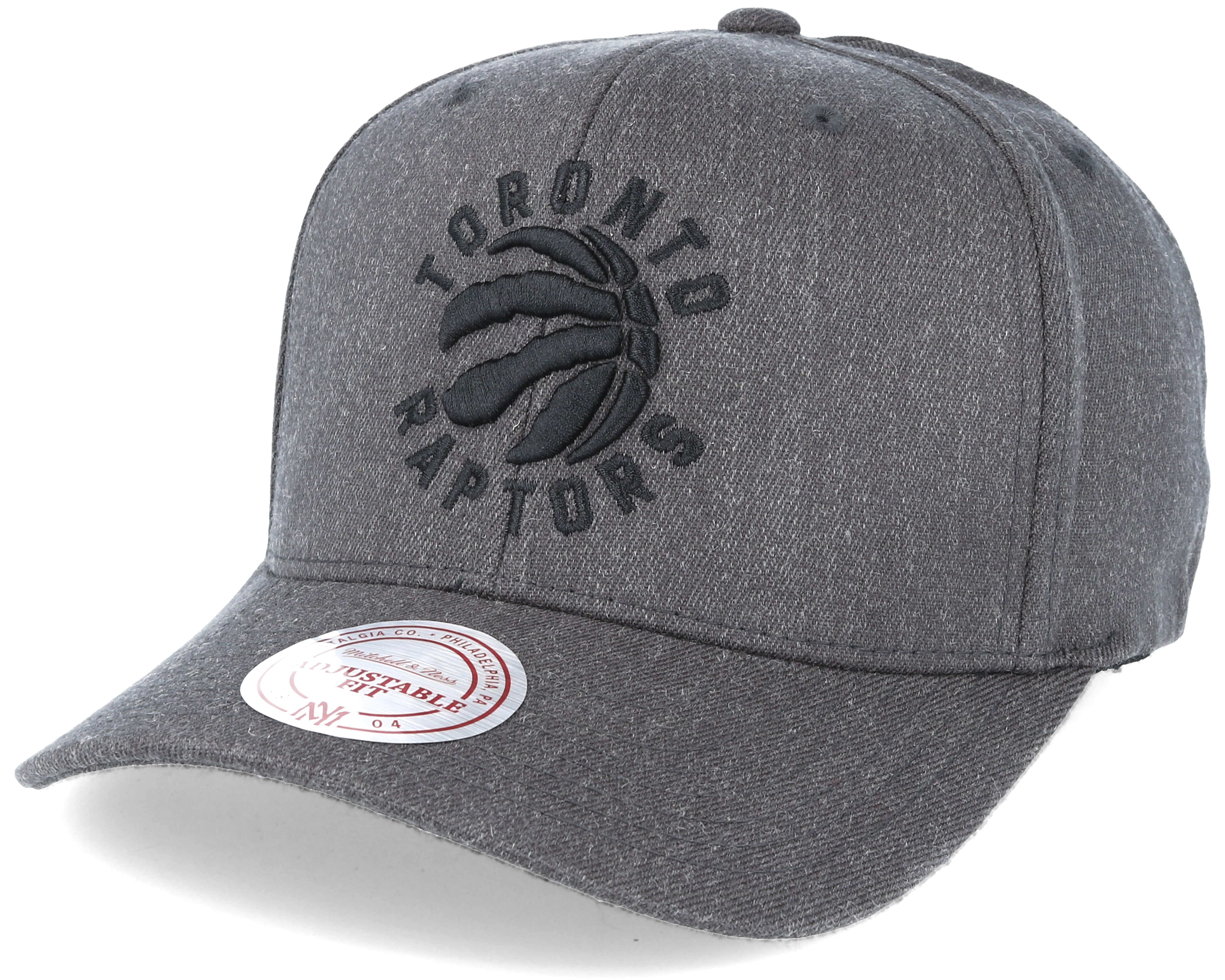 Toronto Raptors Logo 110 Dark Grey Adjustable - Mitchell & Ness caps ...