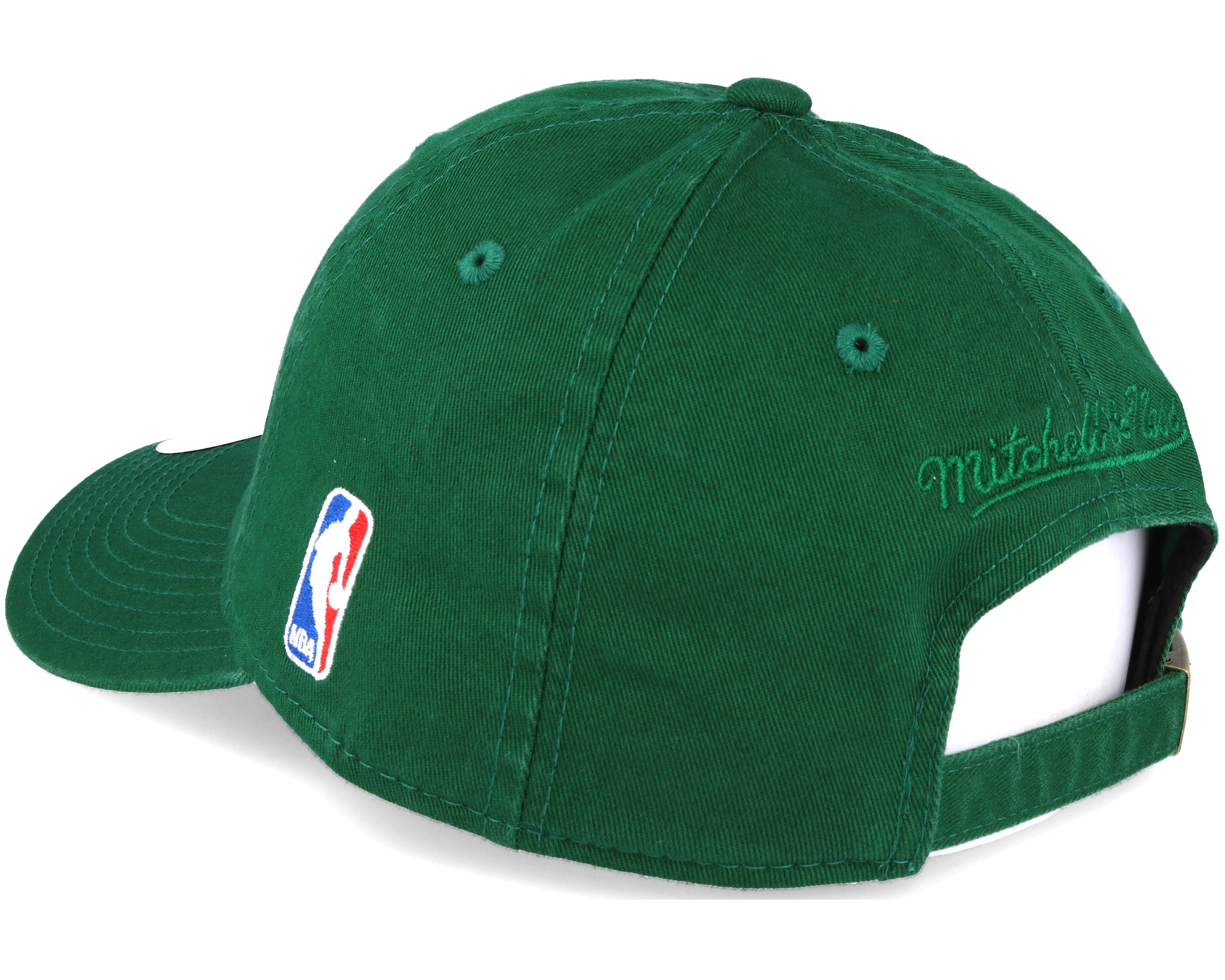 Milwaukee Bucks Special Script Dad Green Adjustable - Mitchell & Ness ...