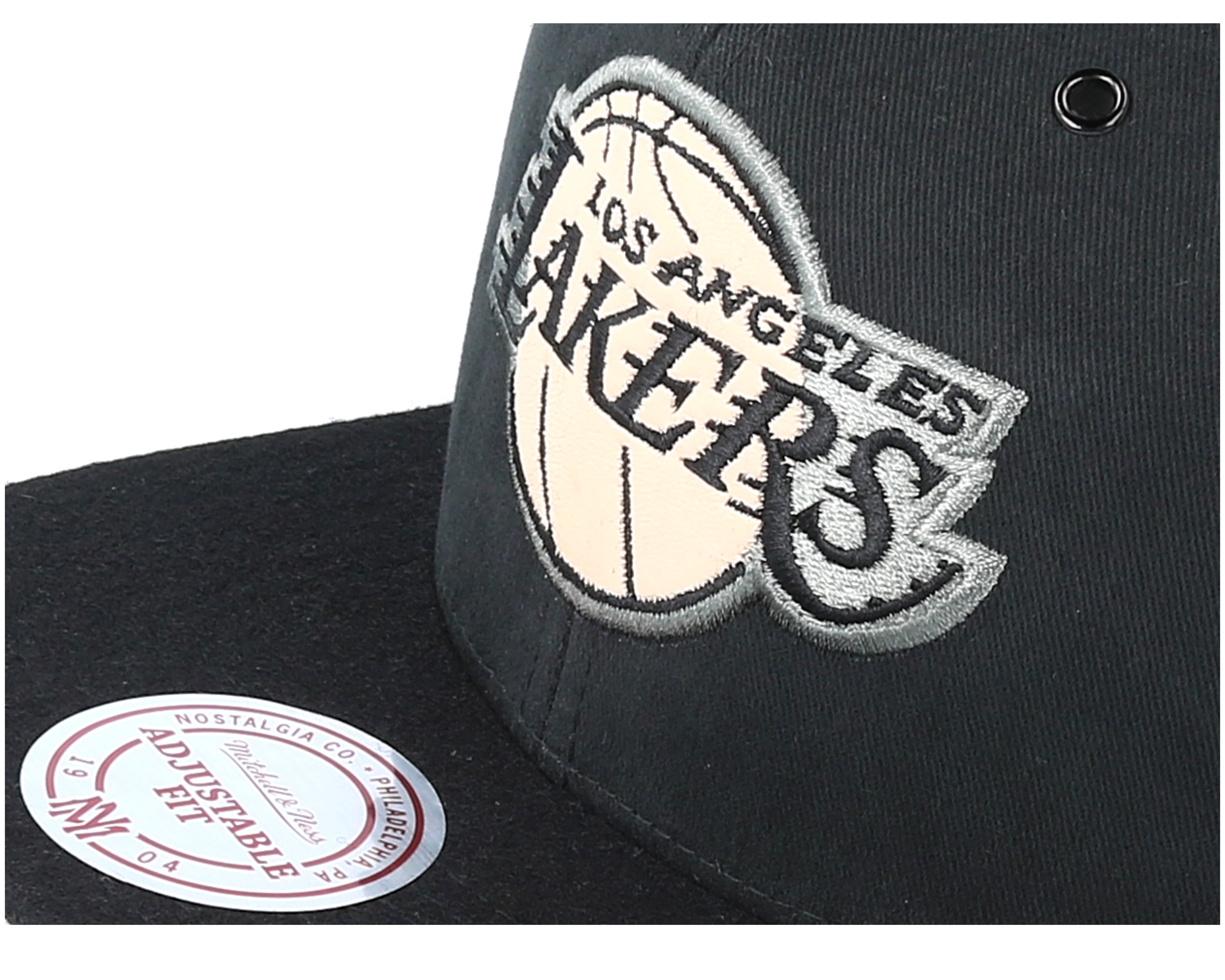 Los Angeles Lakers Terrain Black Snapback - Mitchell & Ness caps ...