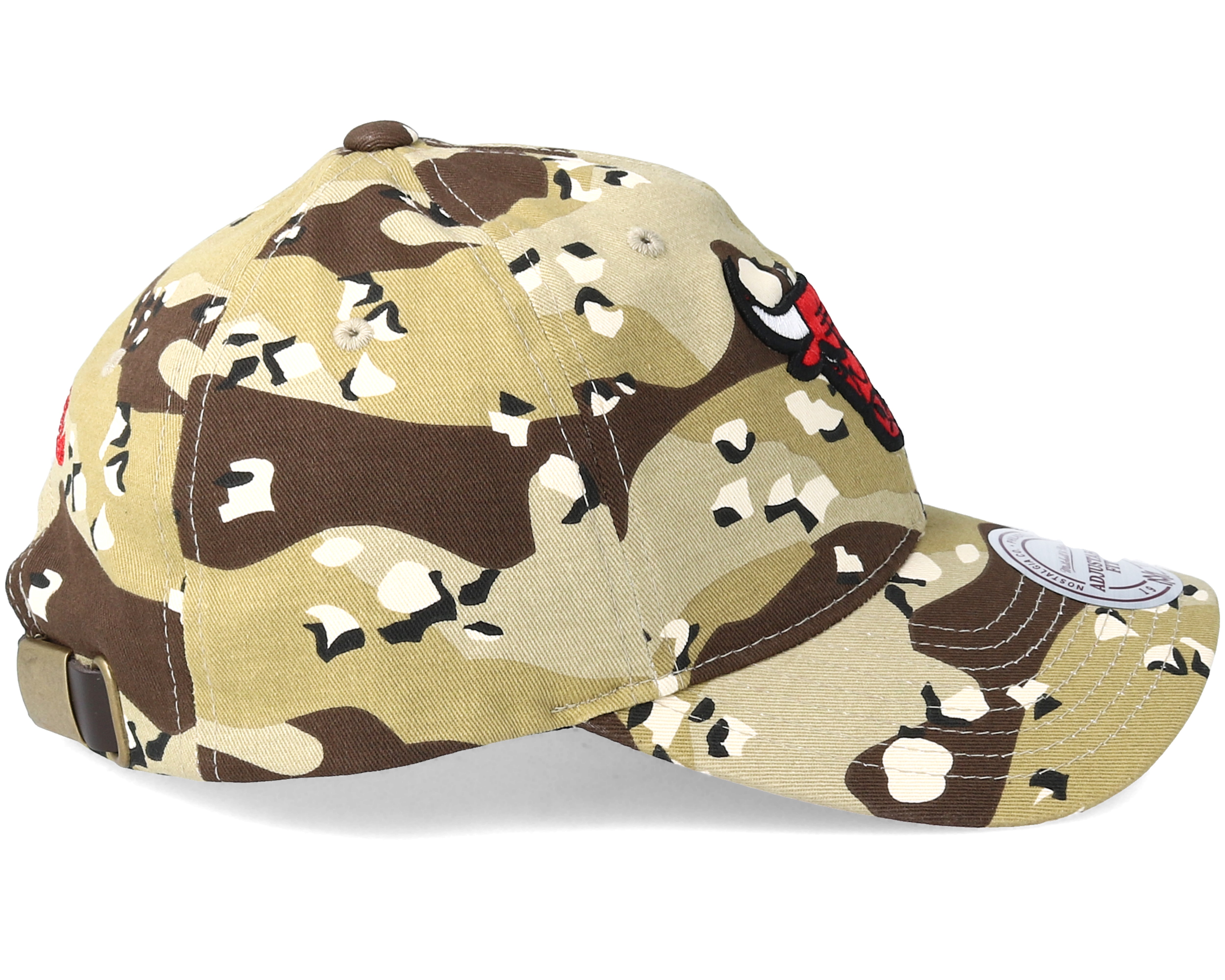 Chicago Bulls Dad Hat Desert Camo Adjustable - Mitchell & Ness caps ...