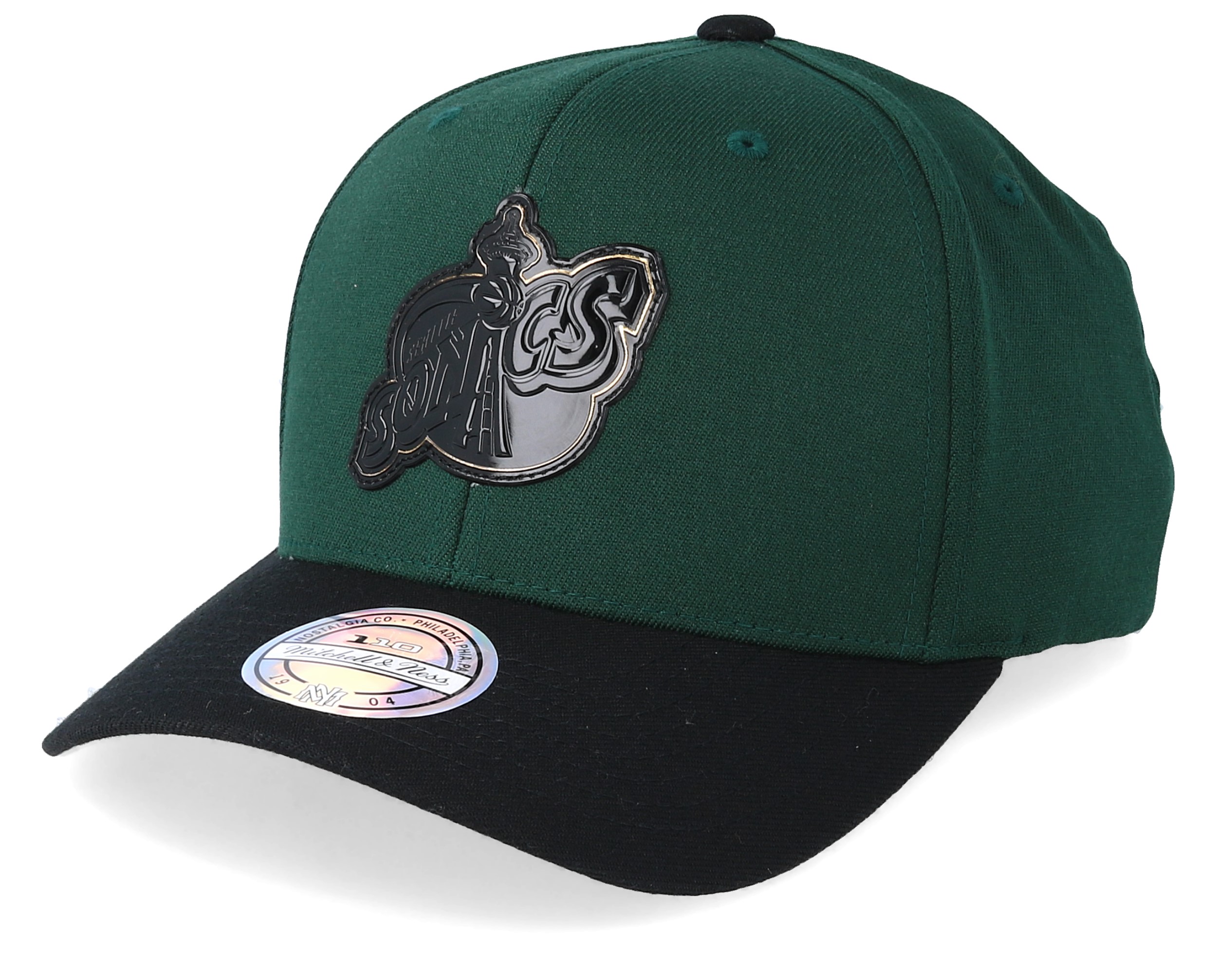 Seattle Supersonics Presto Navy/Black 110 Adjustable - Mitchell & Ness ...