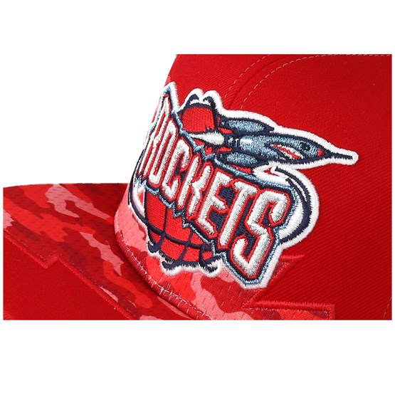 Houston Rockets Squadra Red Snapback - Mitchell & Ness caps ...