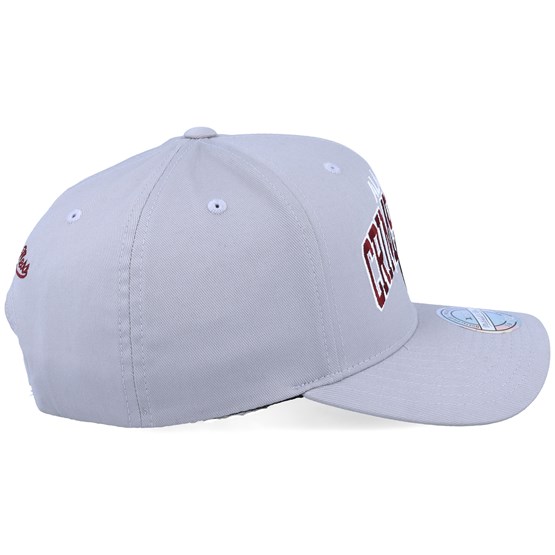Alabama Crimson Tide Team Arch Grey 110 Adjustable - Mitchell & Ness ...