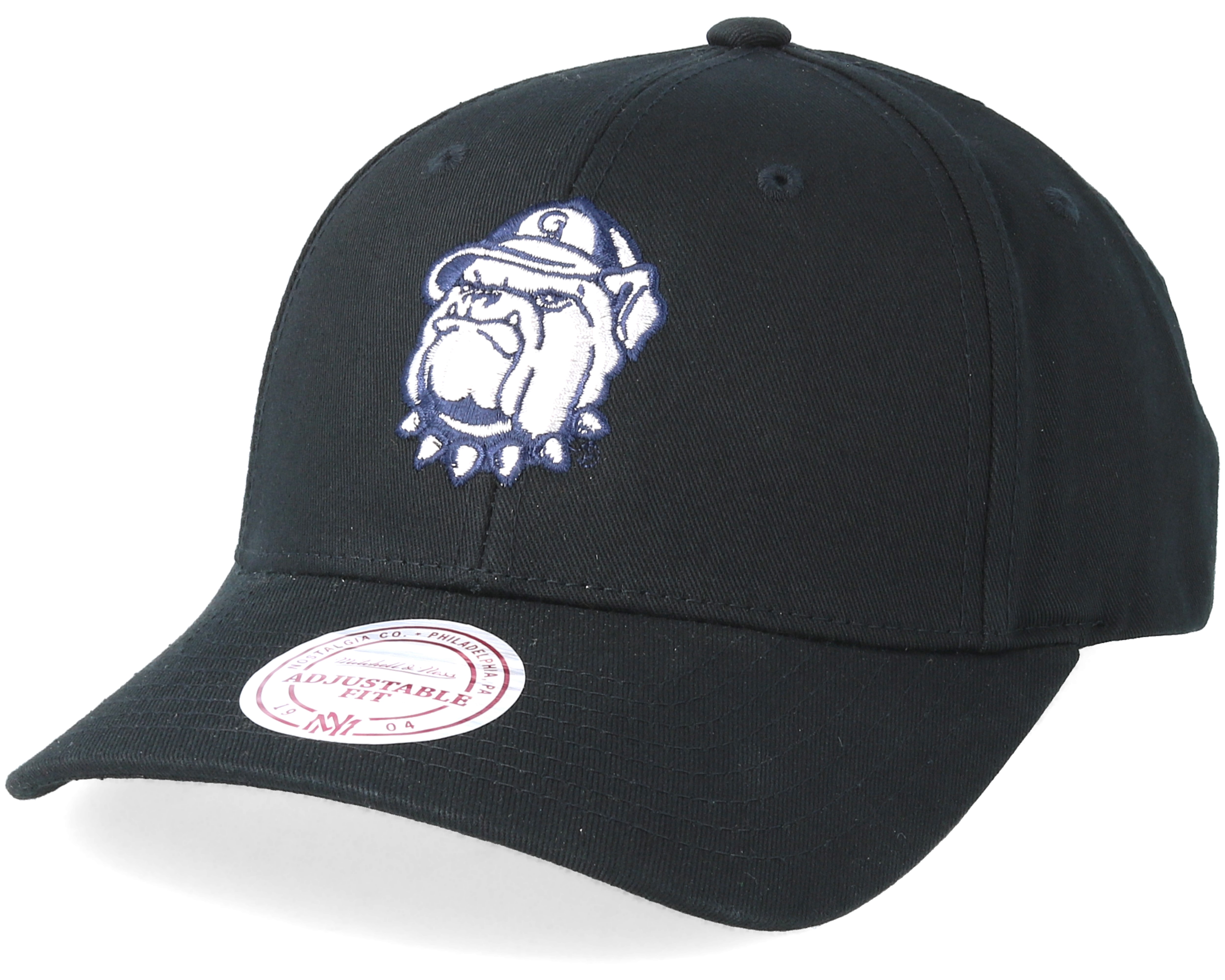Georgetown Hoyas Team Logo Low Pro Black Adjustable - Mitchell & Ness ...