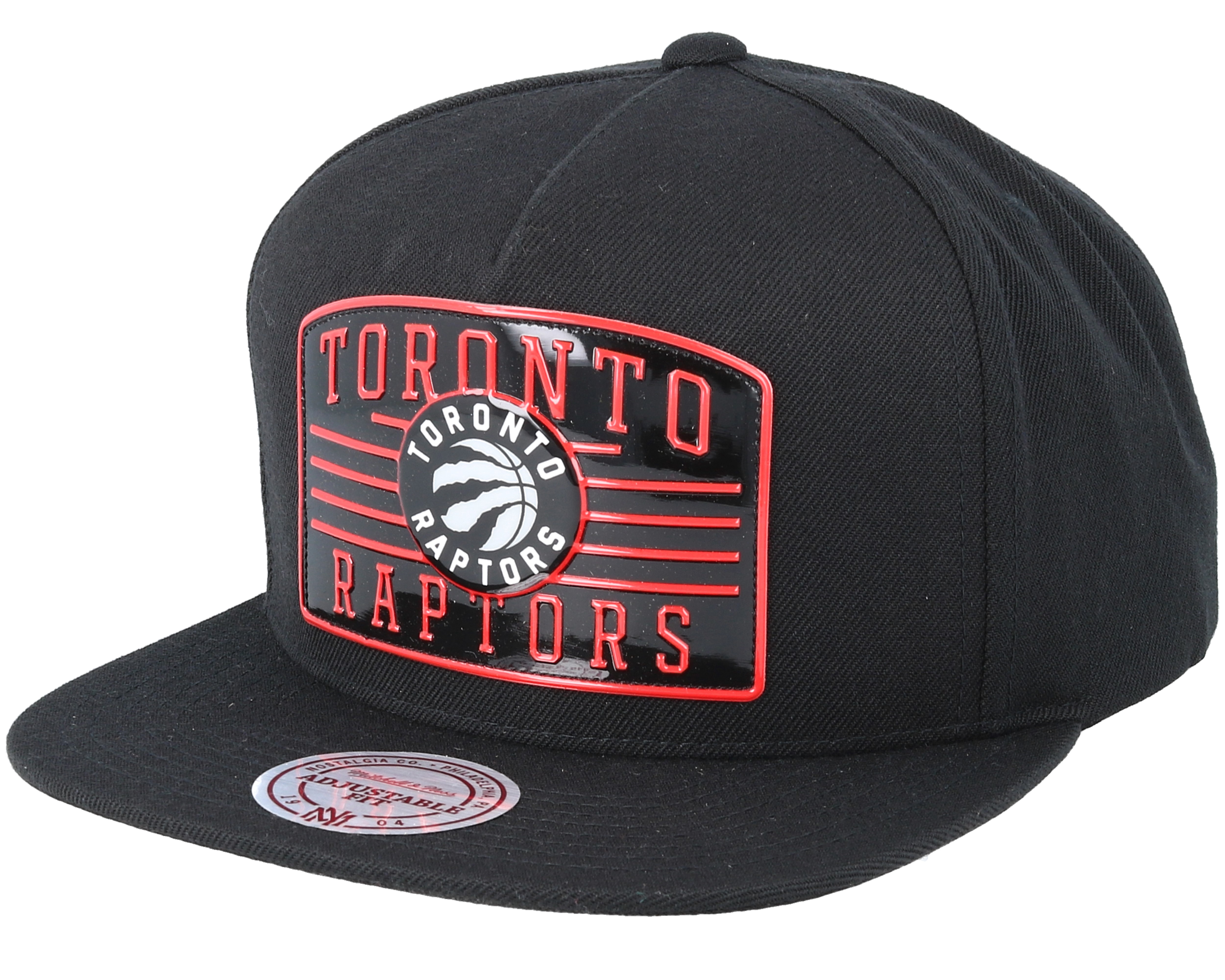 Toronto Raptors Weald Patch Black Snapback - Mitchell & Ness caps ...