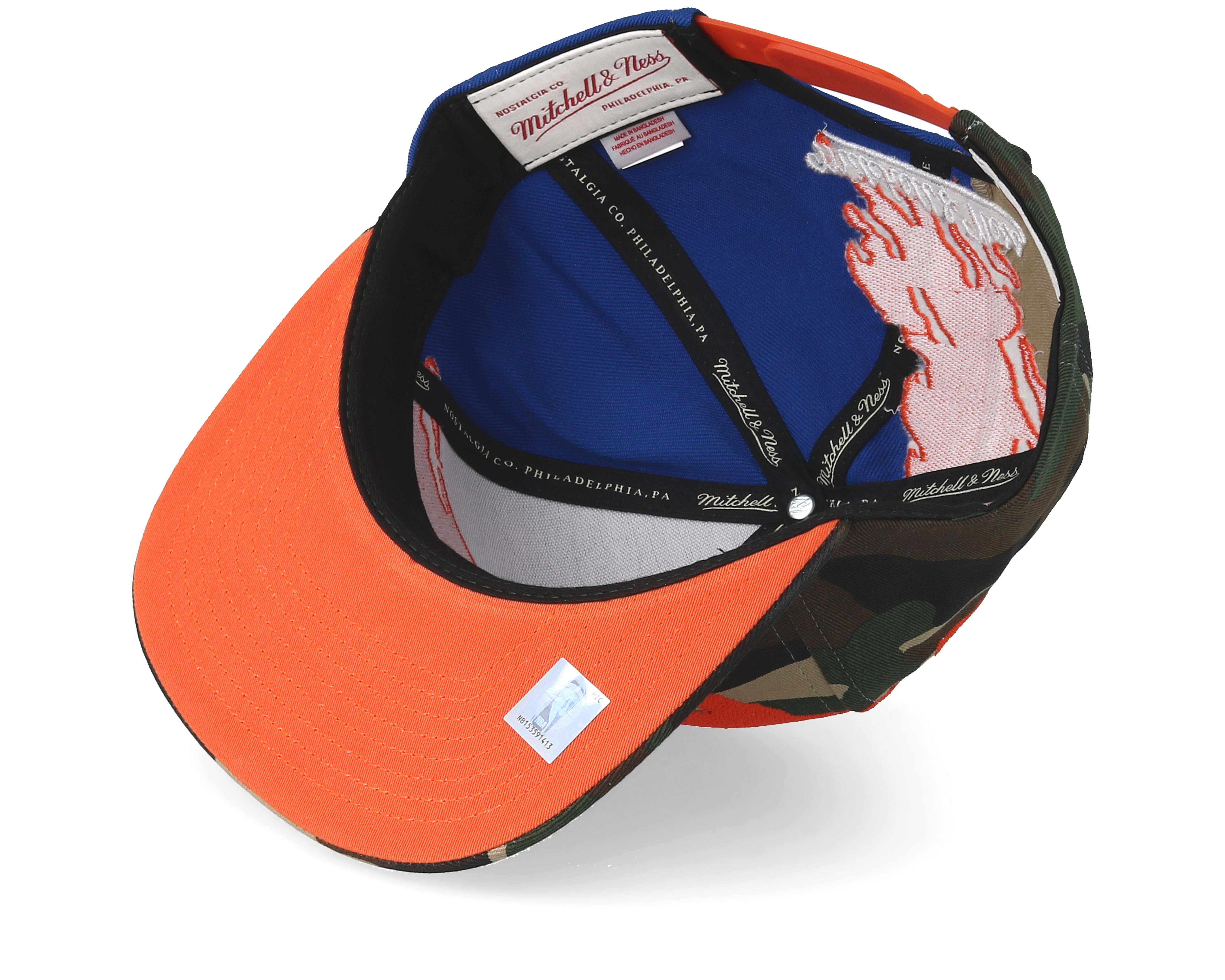 New York Knicks Hwc Paintbrush Camo Snapback - Mitchell & Ness caps ...