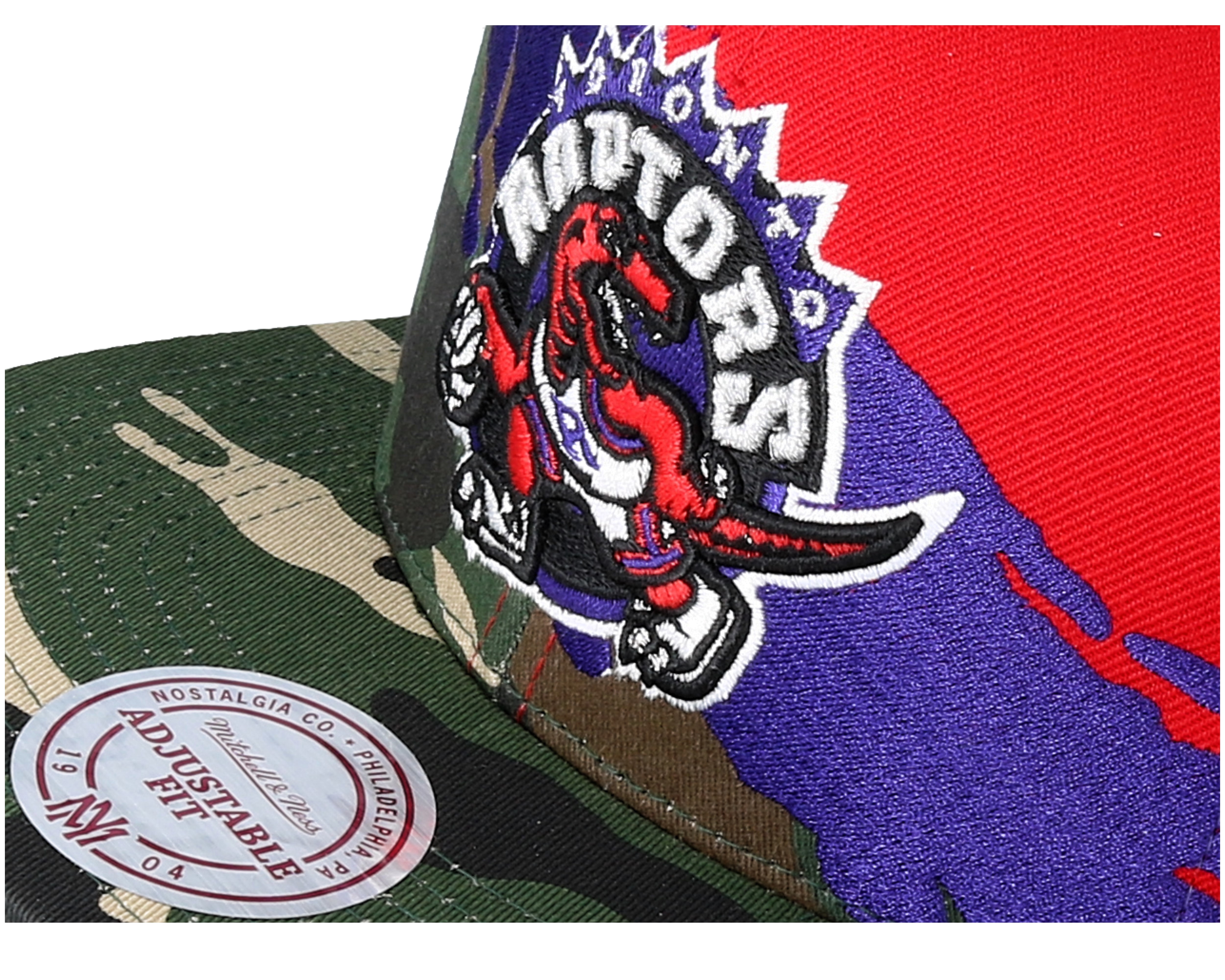 Toronto Raptors Hwc Paintbrush Camo Snapback - Mitchell & Ness caps ...