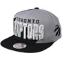 Toronto Raptors Shark Tooth Grey/Black Snapback - Mitchell & Ness caps ...