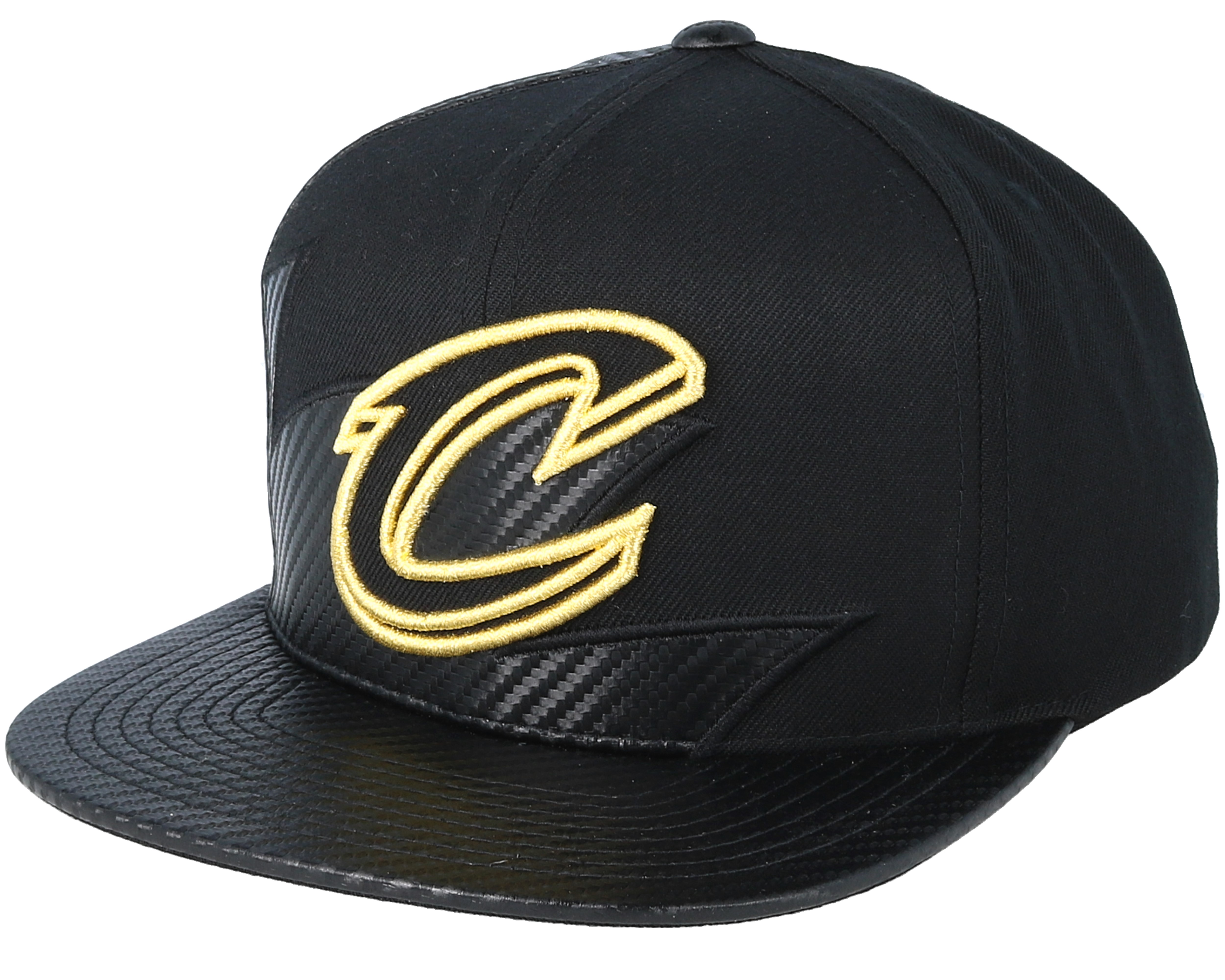 Cleveland Cavaliers Kevlar Shark Tooth Black Snapback - Mitchell & Ness ...