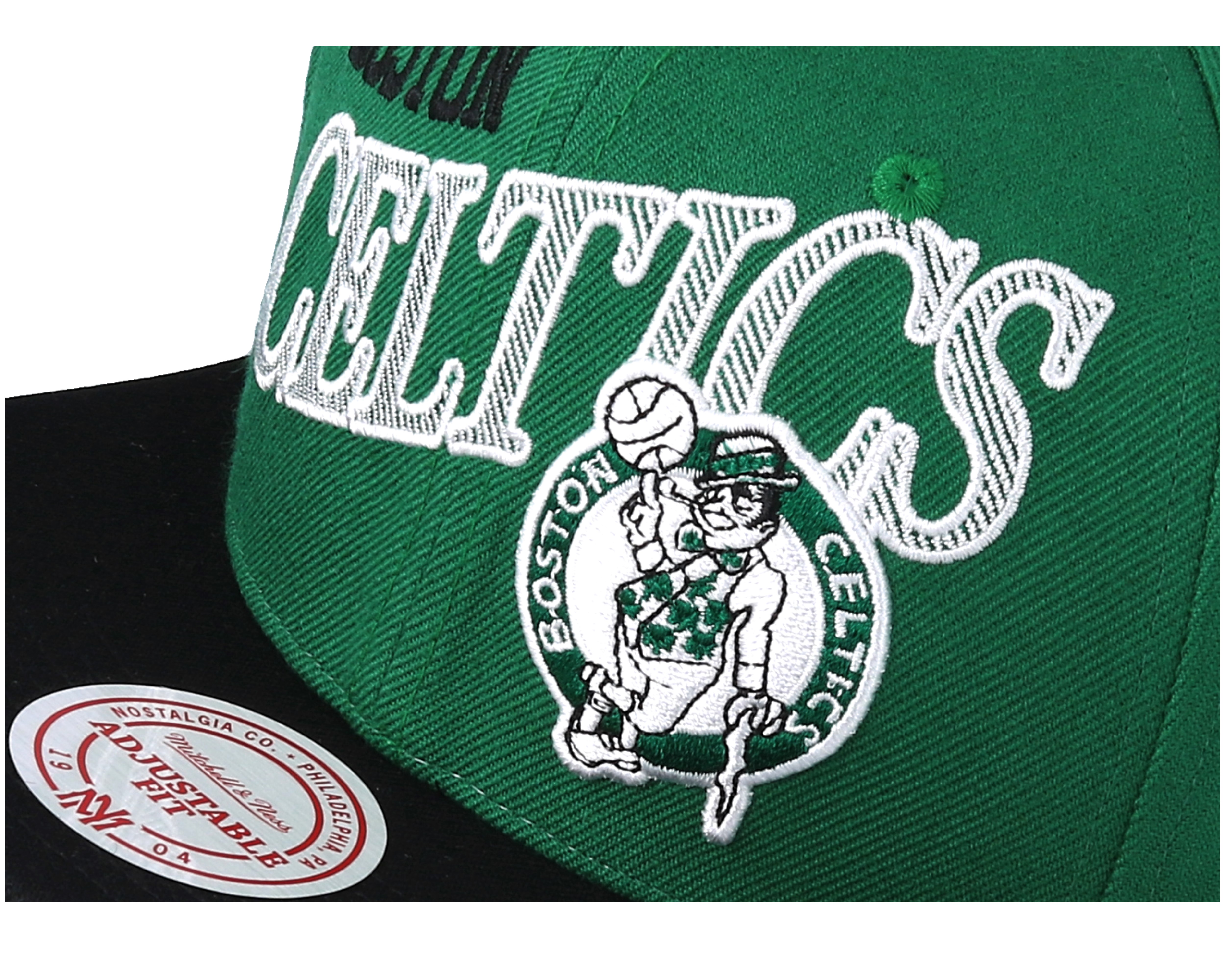 Boston Celtics Side To Side Green Snapback - Mitchell & Ness caps ...