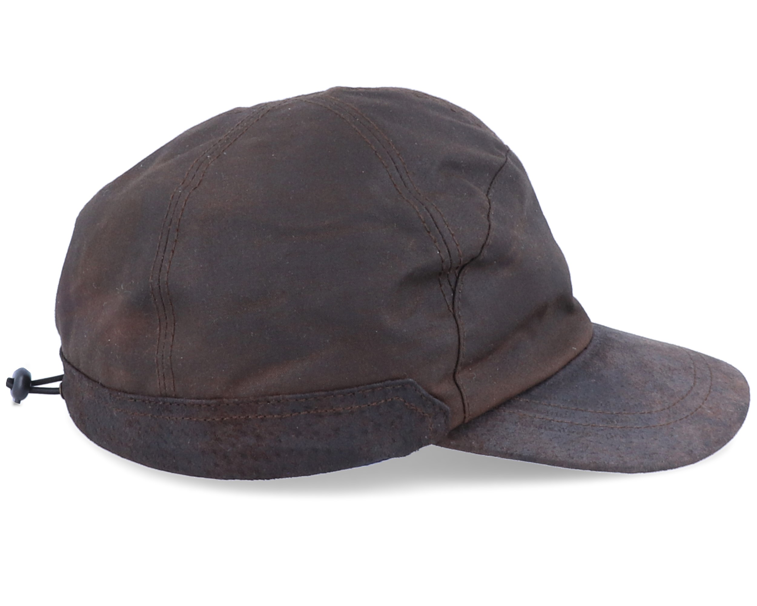 Canadian El Waxed Brown Ear Flap - MJM Hats caps - Hatstoreworld.com
