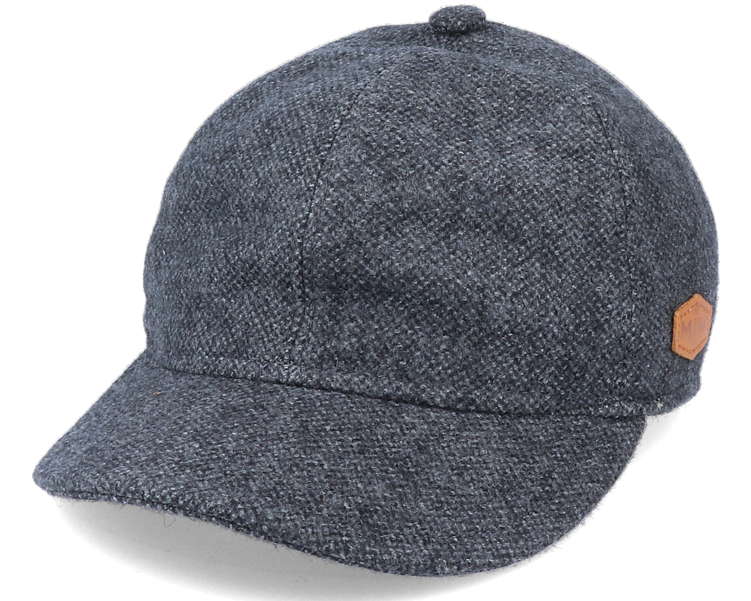 Baseball El 100% Eco Merino Wool Anthracite Ear Flap - MJM Hats caps ...