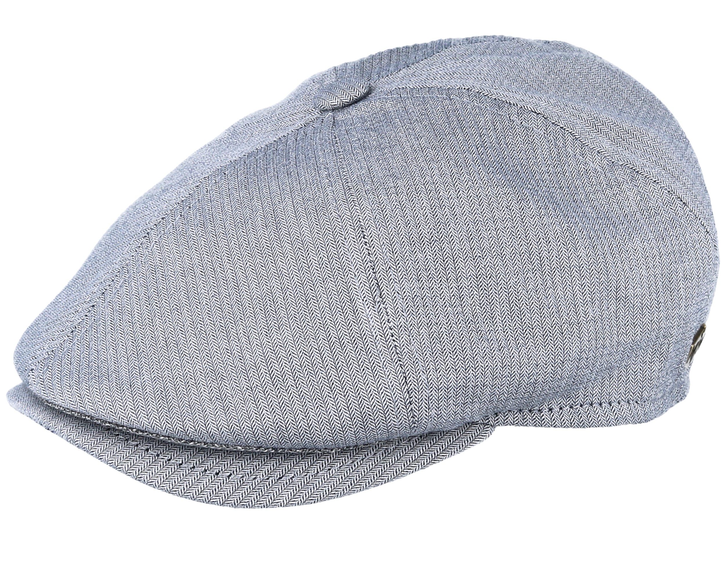 Rebel Cotton Light Blue Flat Cap - MJM Hats caps - Hatstoreworld.com