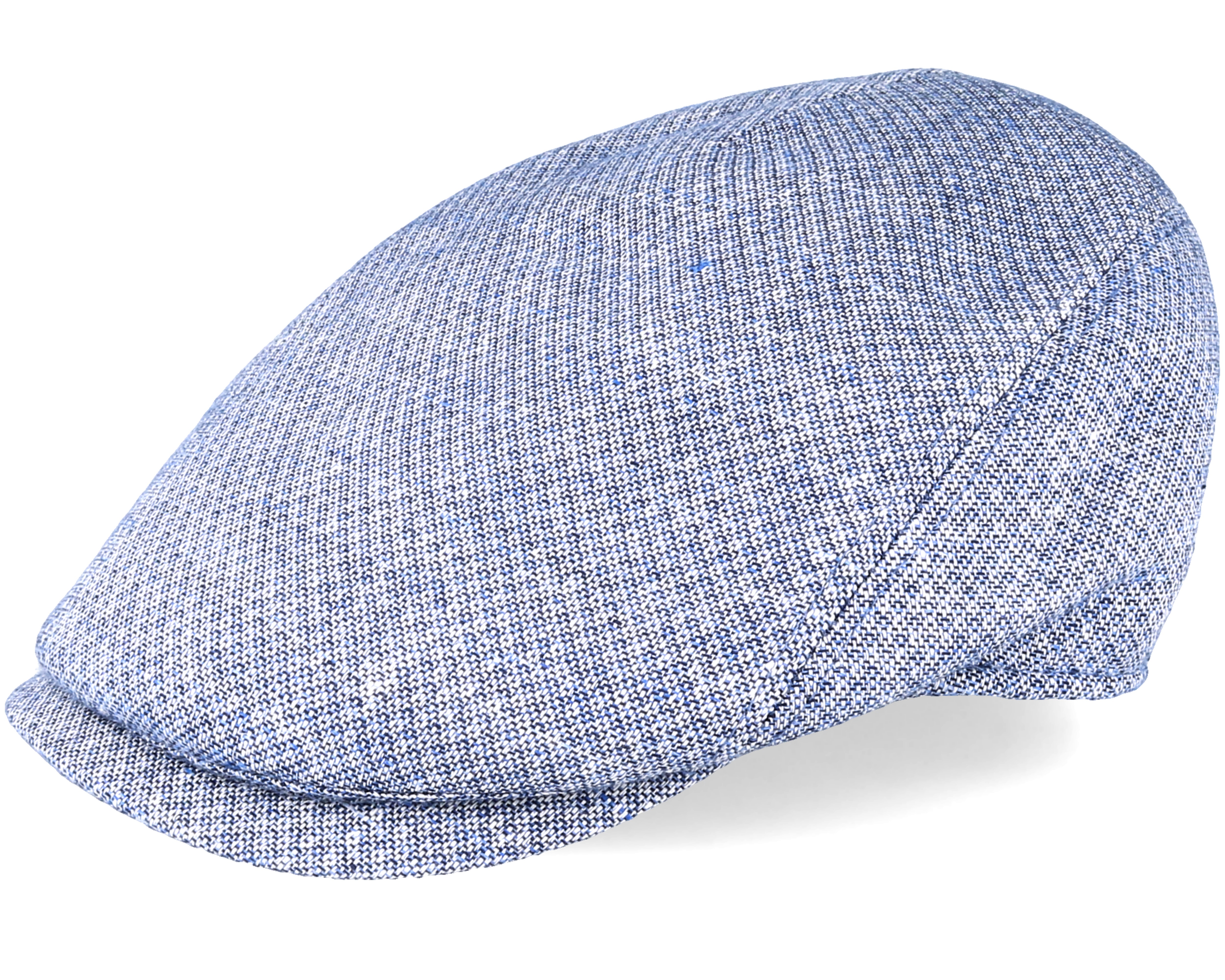 Bang Linnen Mix Blue Pattern Flat Cap - MJM Hats caps - Hatstoreworld.com