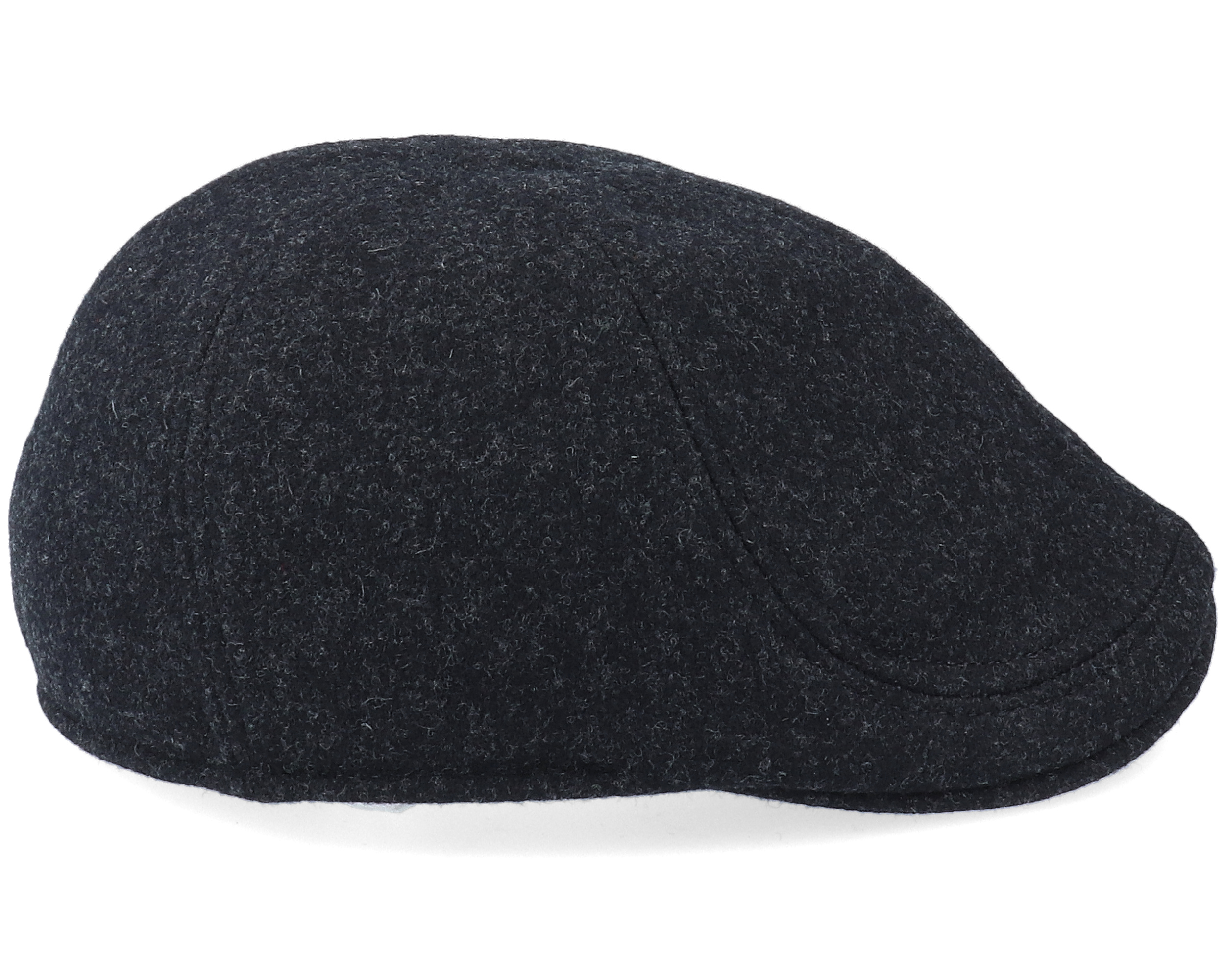 Pub Cap Dark Grey Melange Flat Cap - Wigéns caps - Hatstoreworld.com
