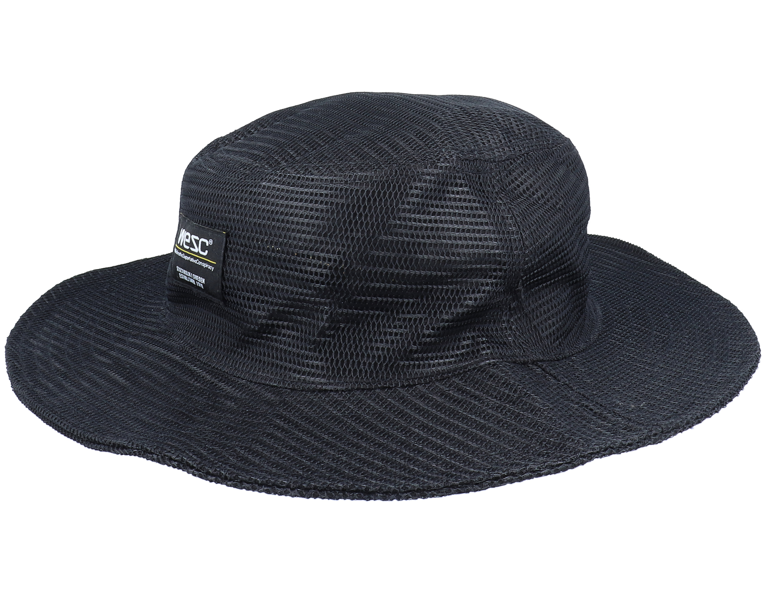 Sport Mesh Boonie Hat Black Bucket - Wesc hats - Hatstoreworld.com
