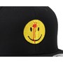 Smiley Headshot Black/Yellow Snapback - Iconic caps - Hatstoreworld.com