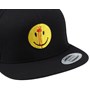 Smiley Headshot Black/Yellow Snapback - Iconic caps - Hatstoreworld.com