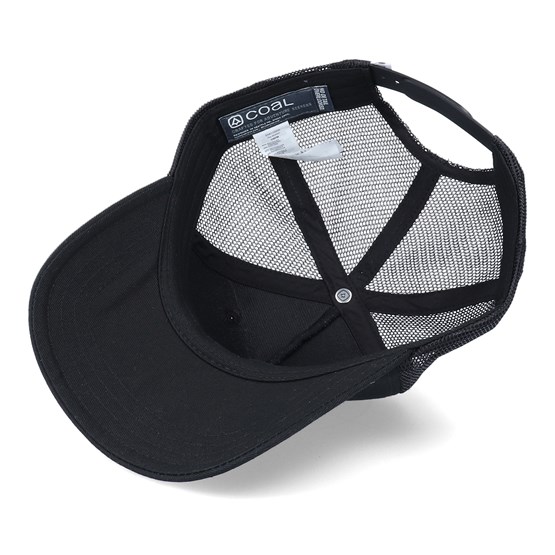 Shelton Cap Black Trucker - Coal caps - Hatstoreworld.com