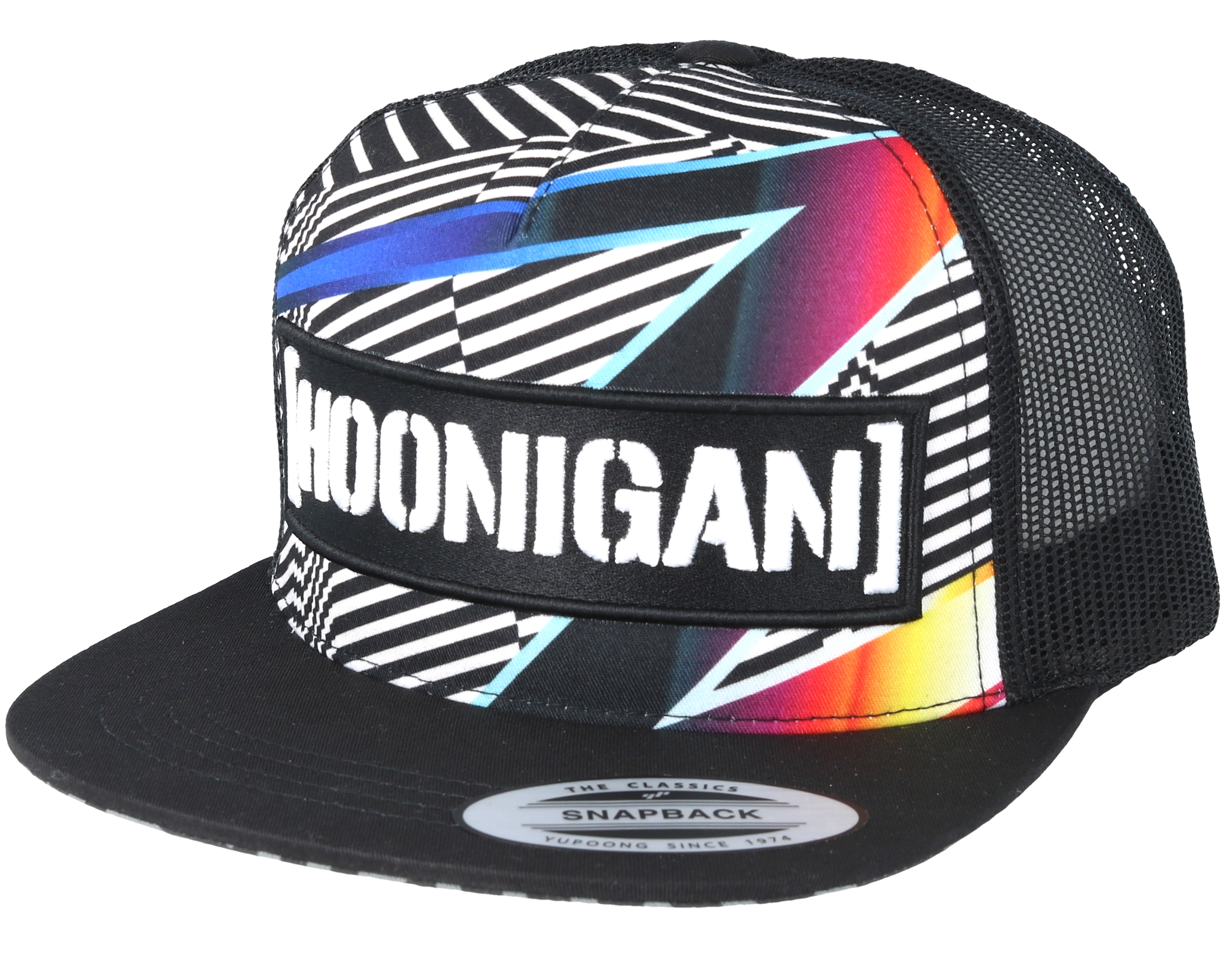 Pantone Black Trucker Snapback - Hoonigan caps - Hatstoreworld.com
