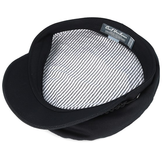 The Puget Black Flat Cap - Coal caps - Hatstoreworld.com