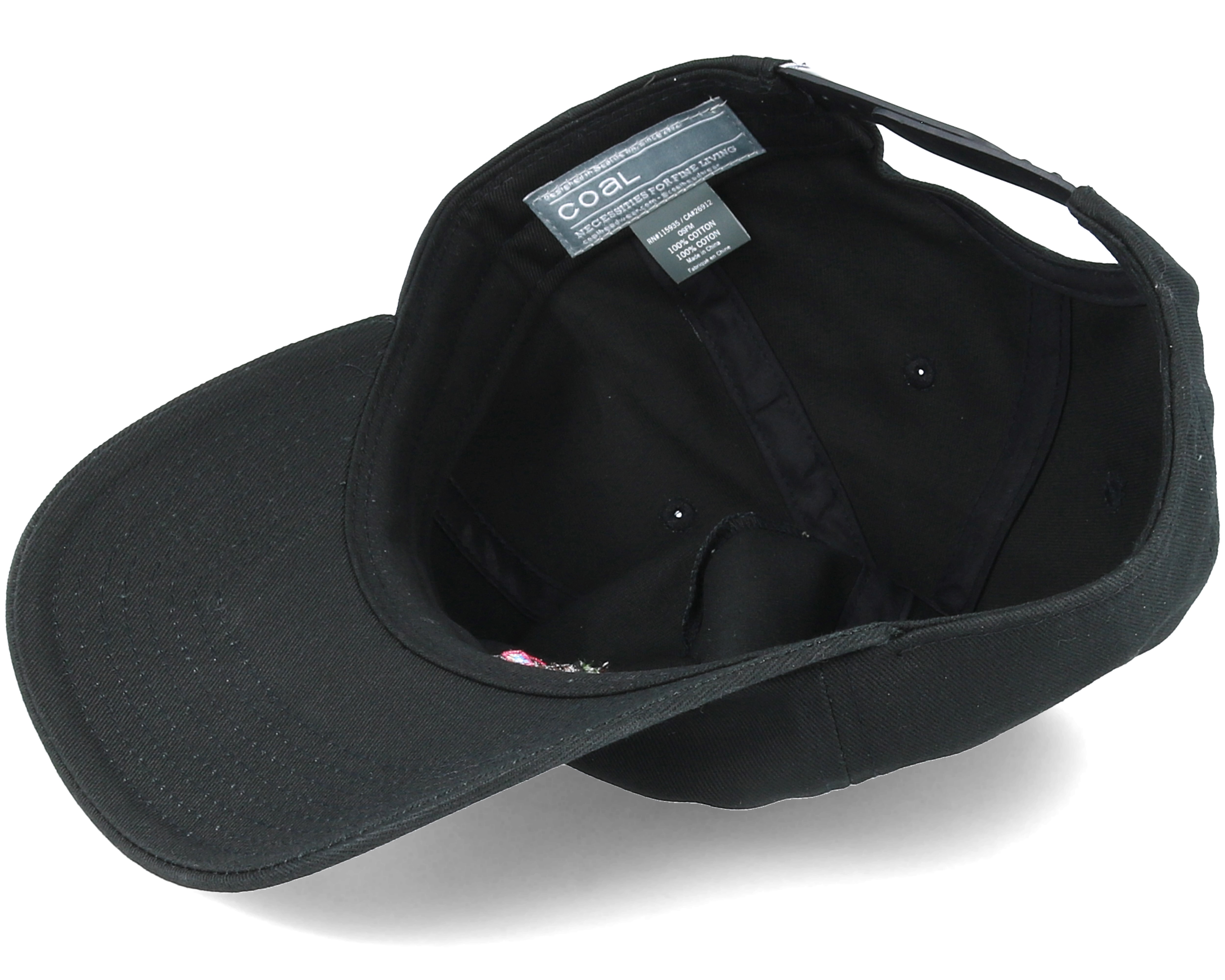 Oasis Black Adjustable - Coal caps - Hatstoreworld.com