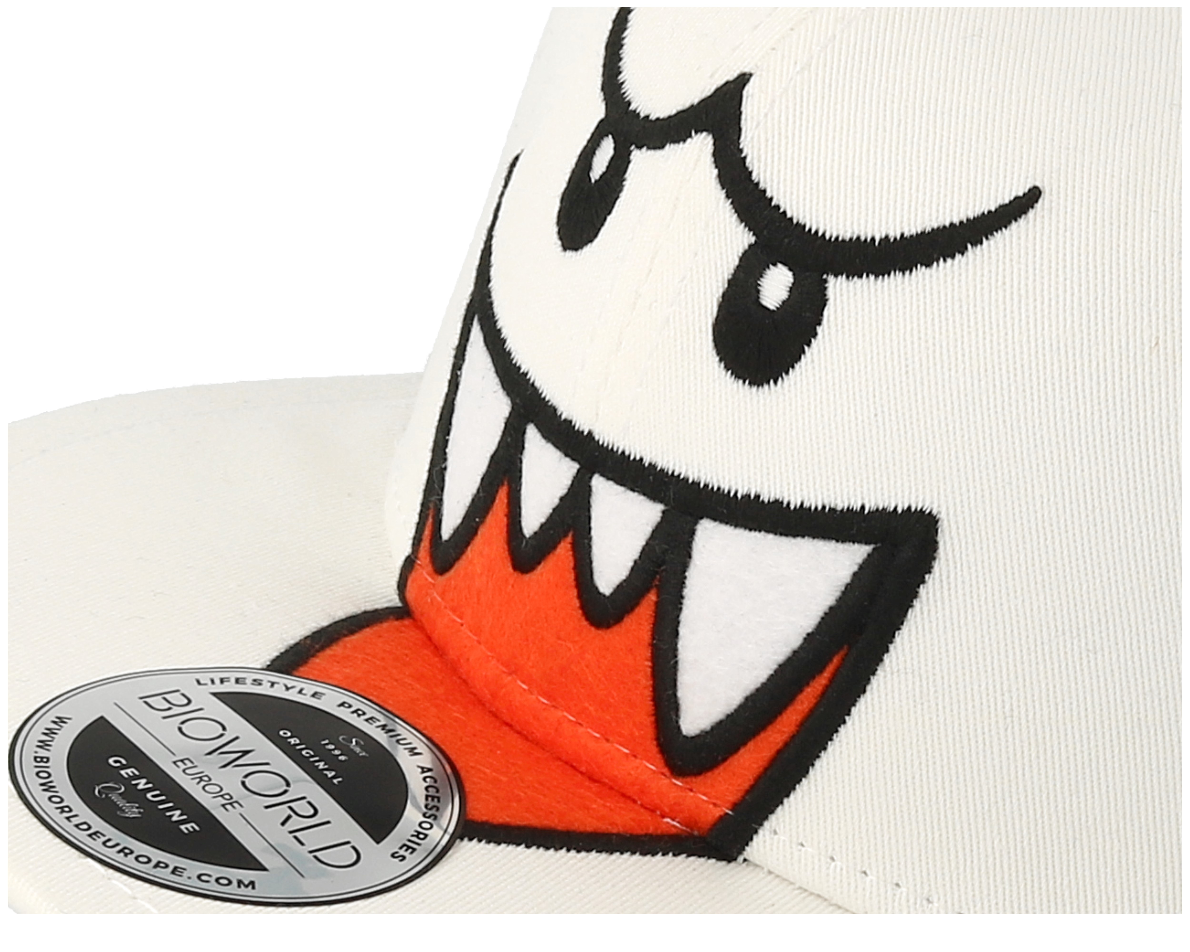 Nintendo Boo White Fitted - Bioworld caps - Hatstoreworld.com