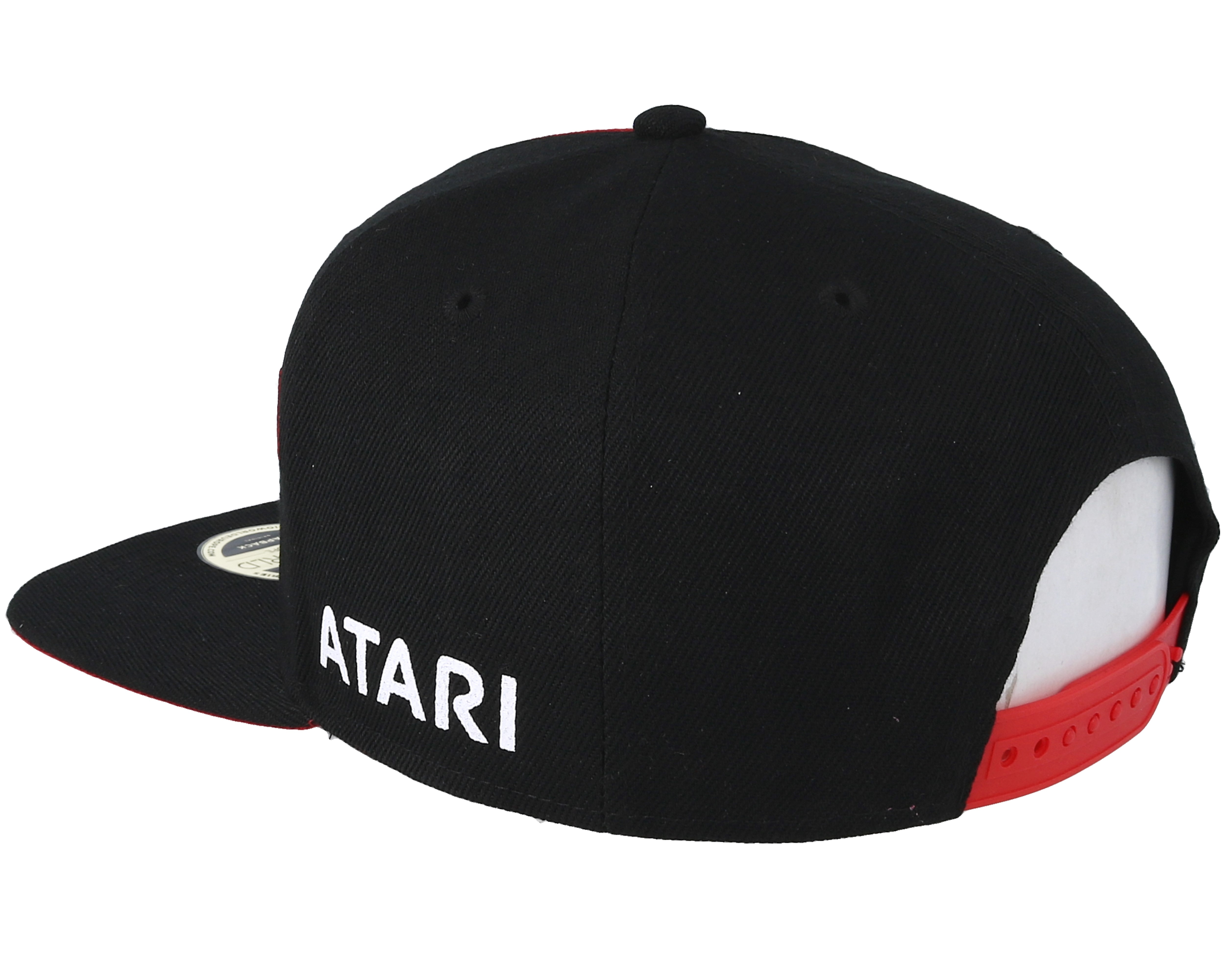Atari Bicolor Japanese Black/Red Snapback - Bioworld caps ...