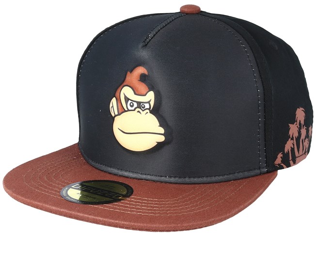 Nintendo Donkey Kong Black/Brown Snapback - Difuzed caps ...