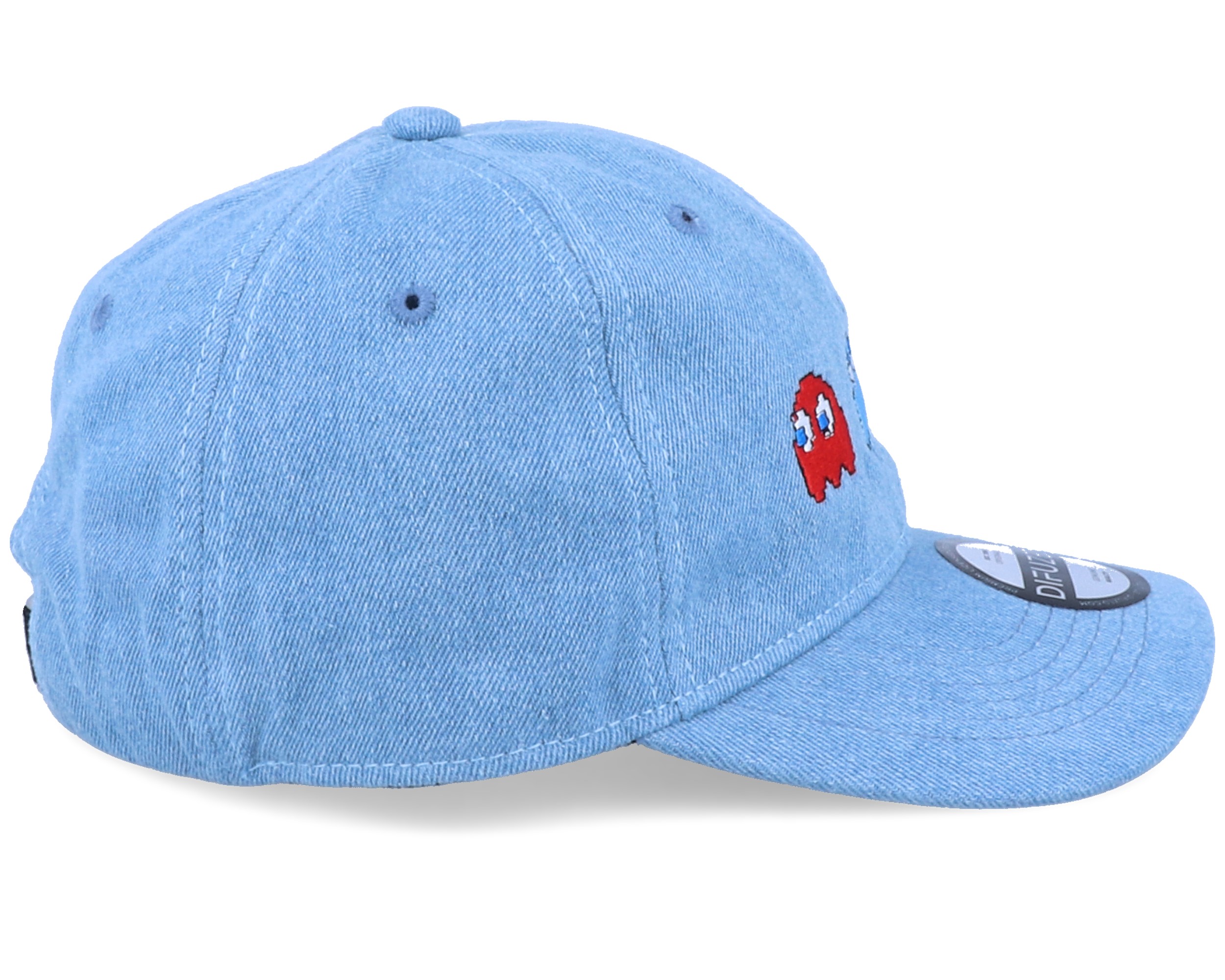 Pac-Man Stone Washed Blue Denim Adjustable - Difuzed caps ...
