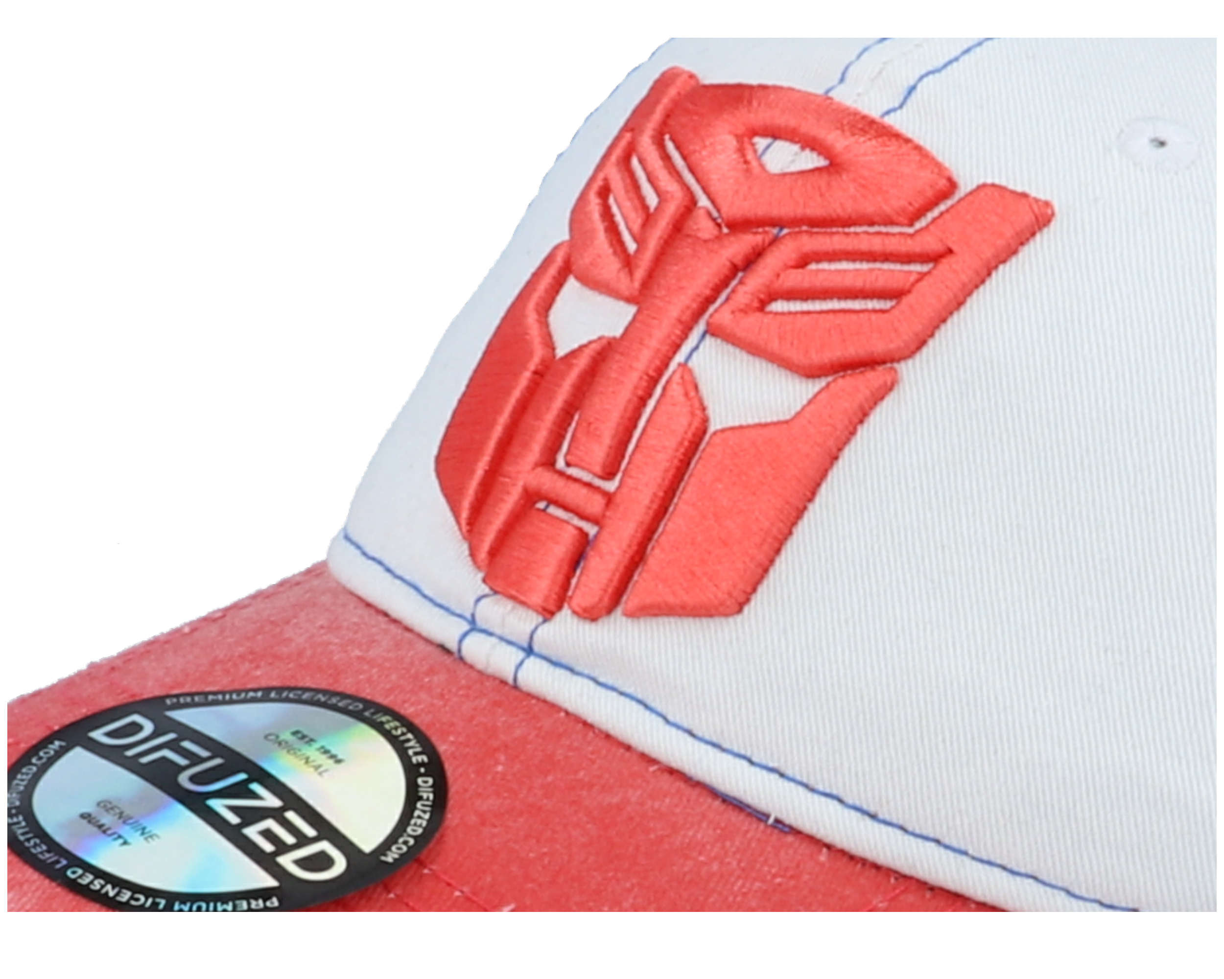Hasbro Transformers Autobots White/Blue/Red Adjustable - Difuzed caps ...